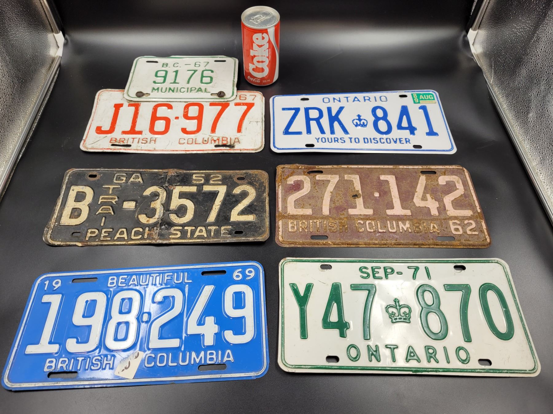 Vintage Canadian License Plates