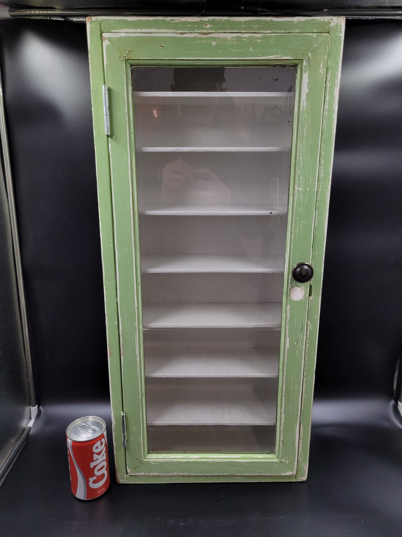 Vintage Green Display Case