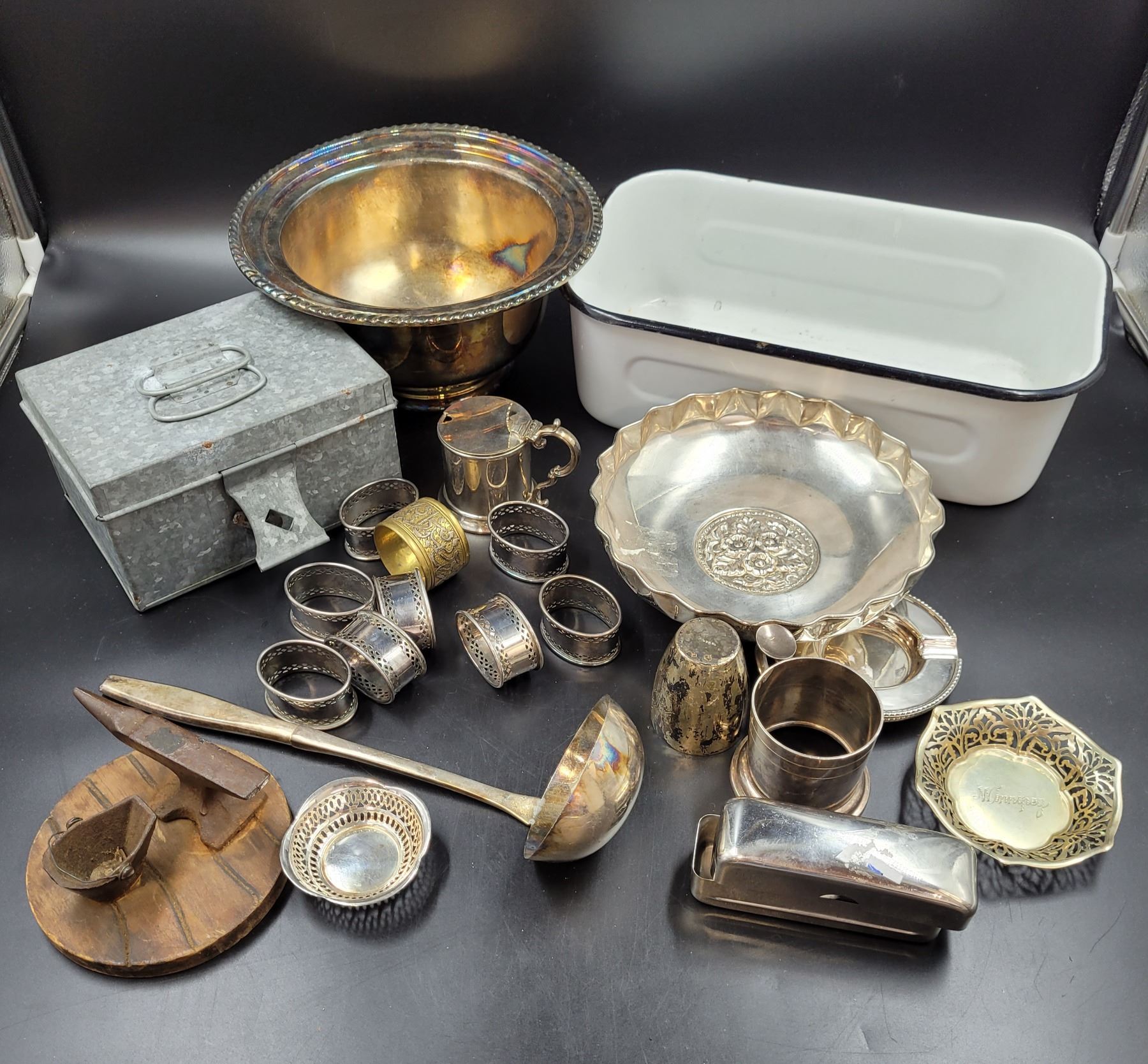 Vintage Metal Serveware