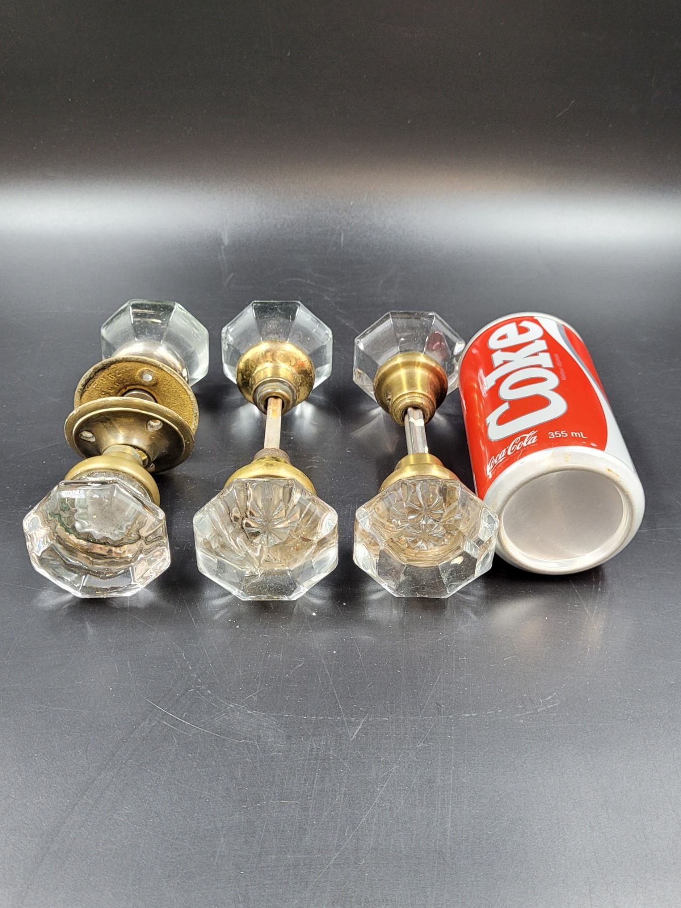 Vintage Glass Door Knobs