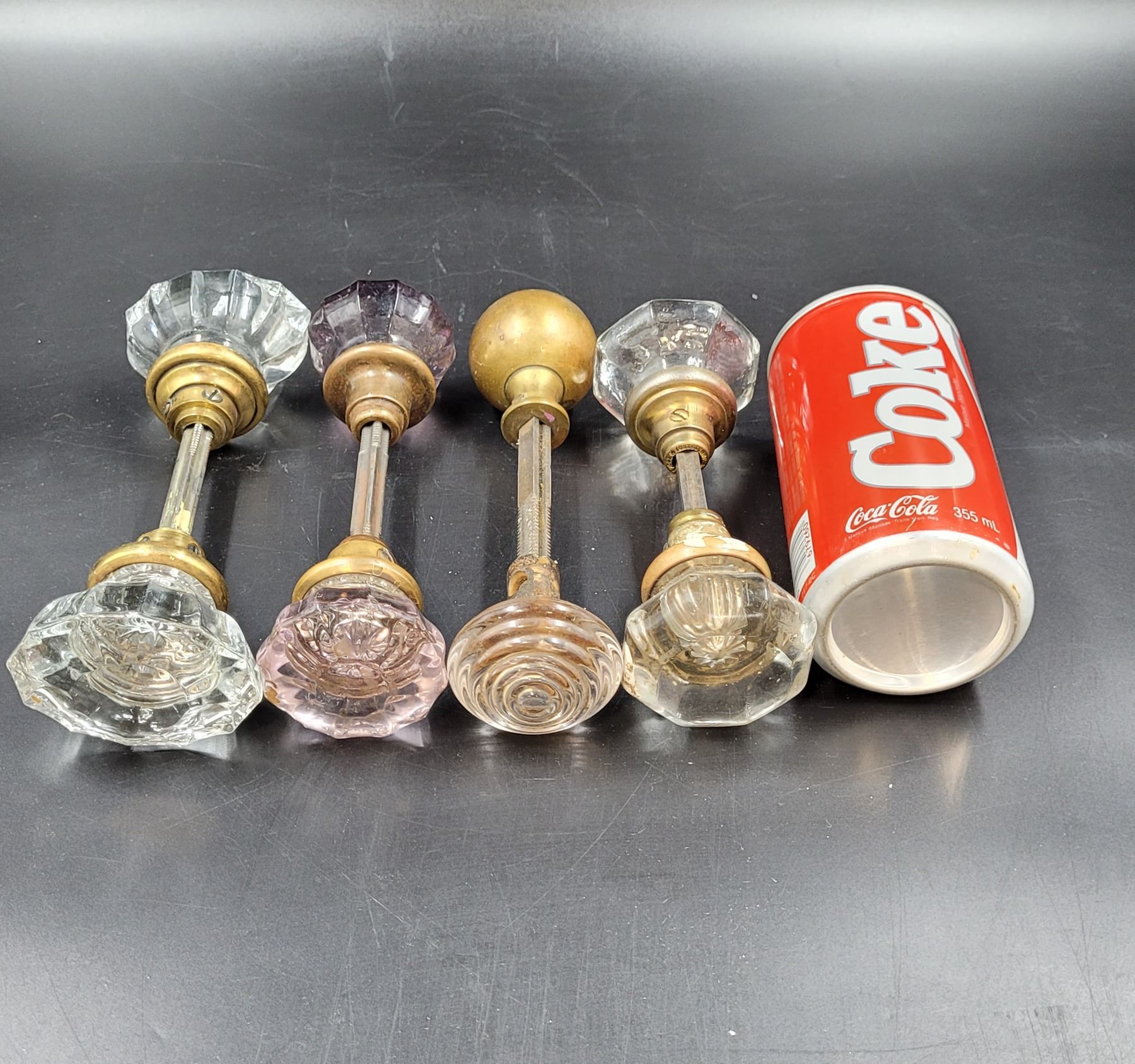 Vintage Glass Door Knobs