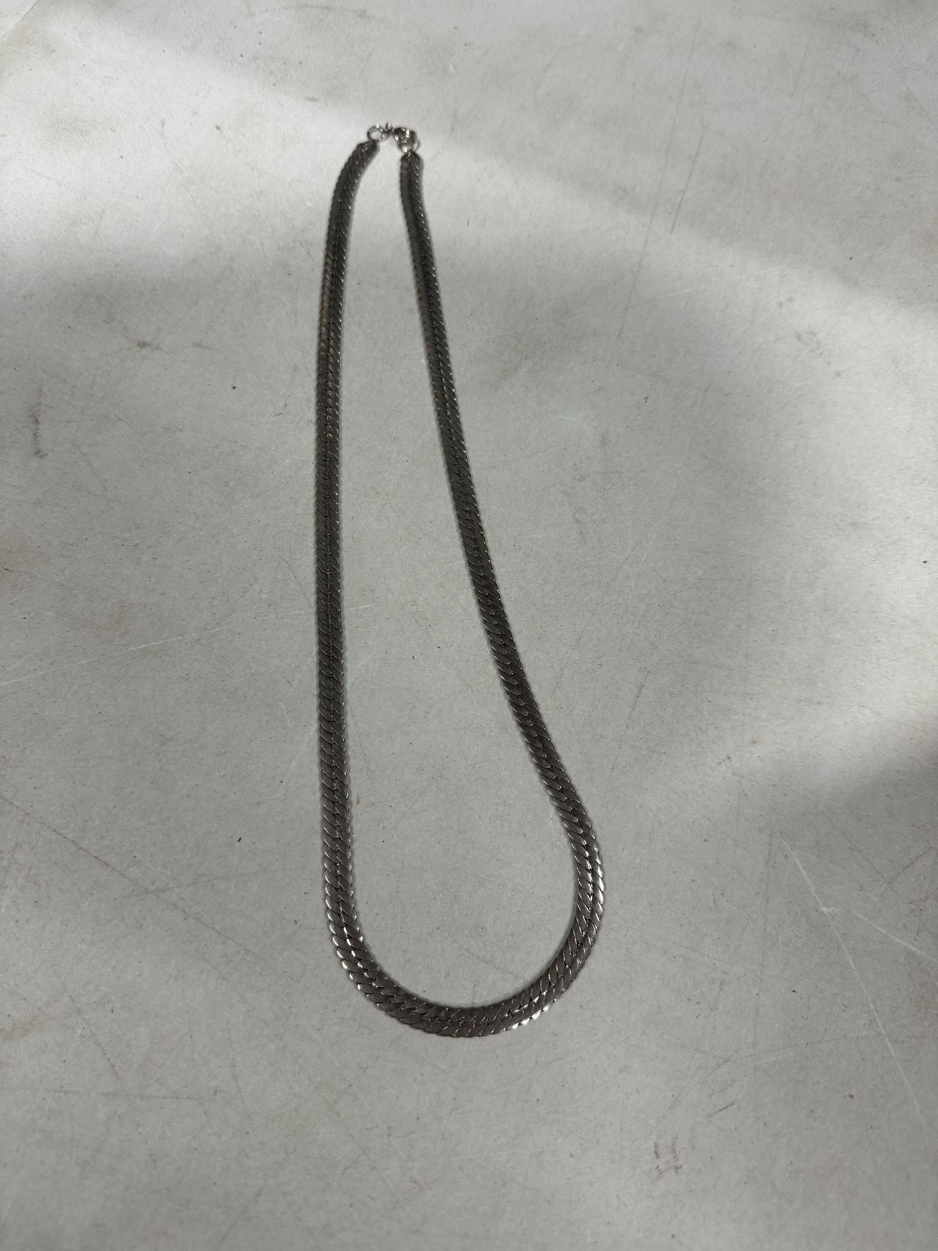 Silver chain stamp 925