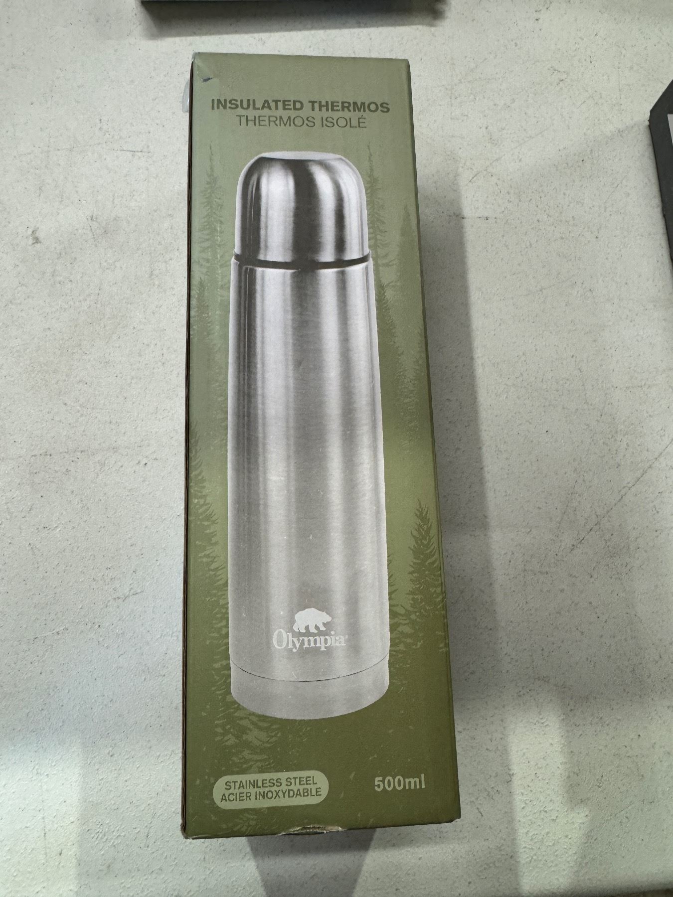 Insulated Olympia thermos 500 ML