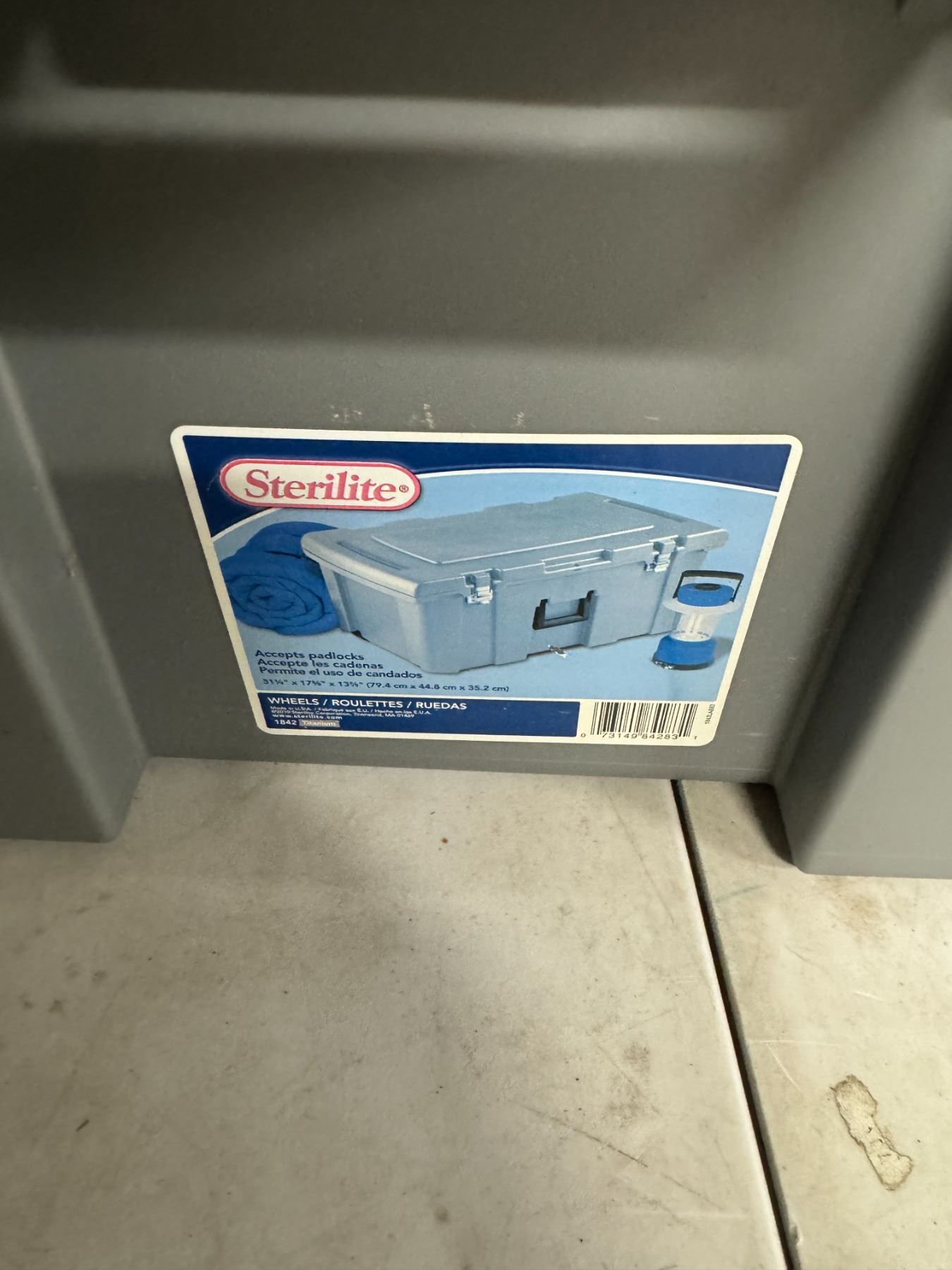 Sterilite bin