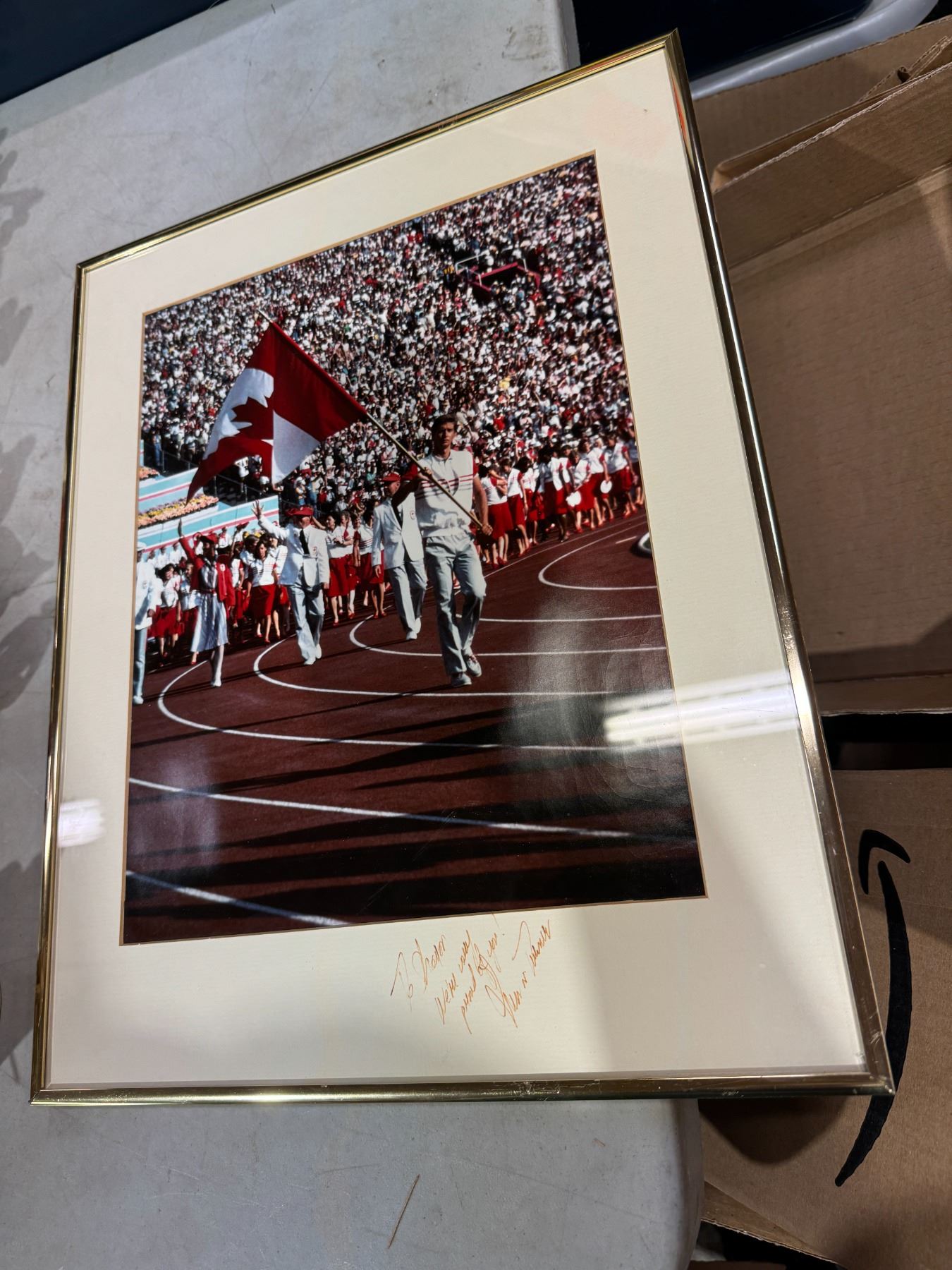Signed Olympic picture