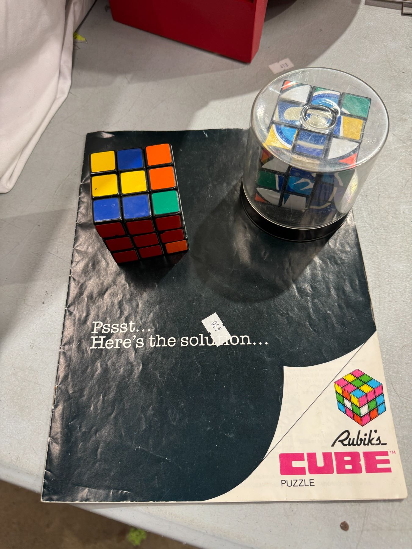Rubiks cubes and solution book