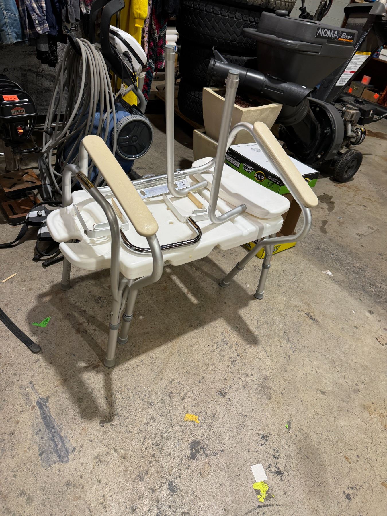 Assorted shower chairs, etc.