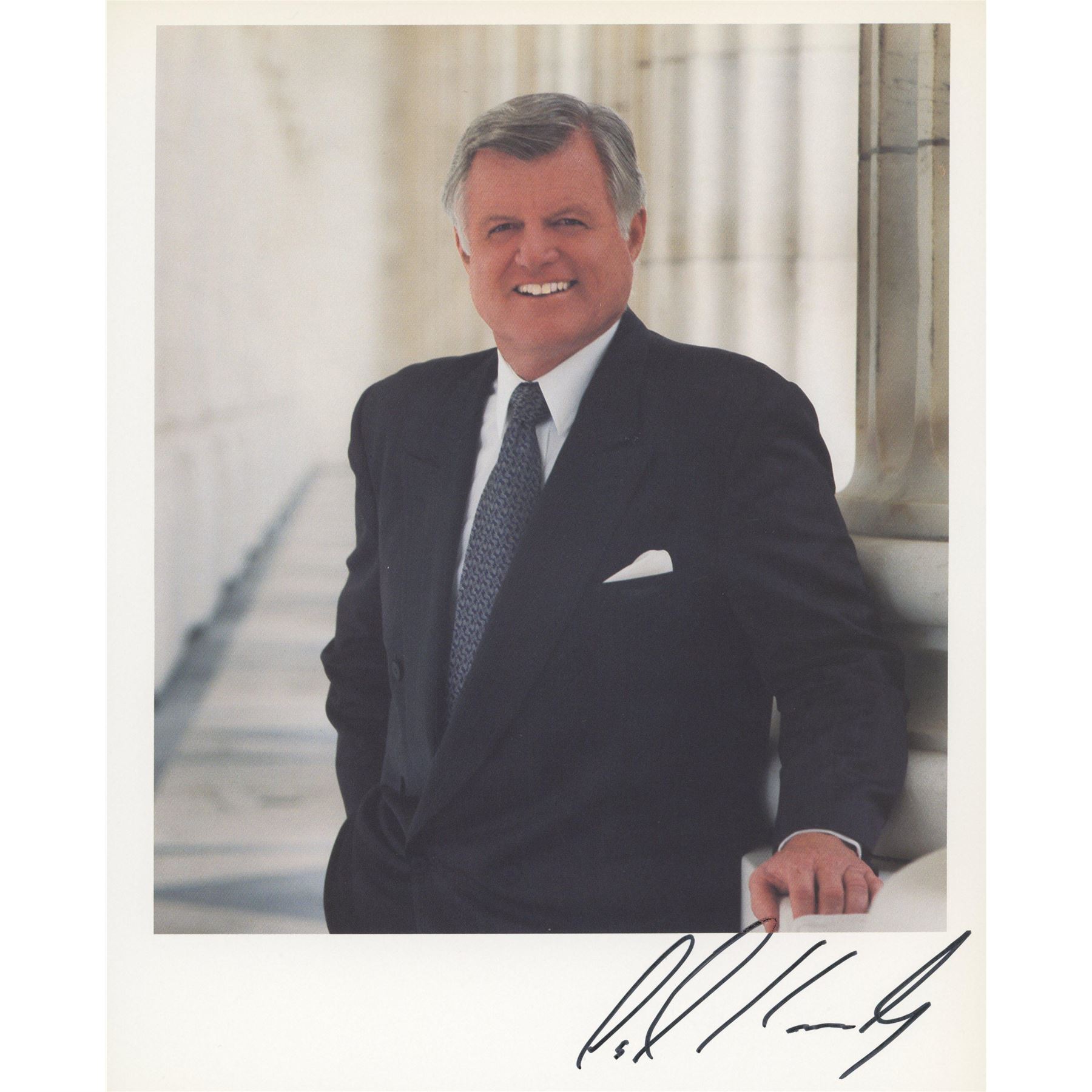 Ted Kennedy signed photo. GFA Authenticated