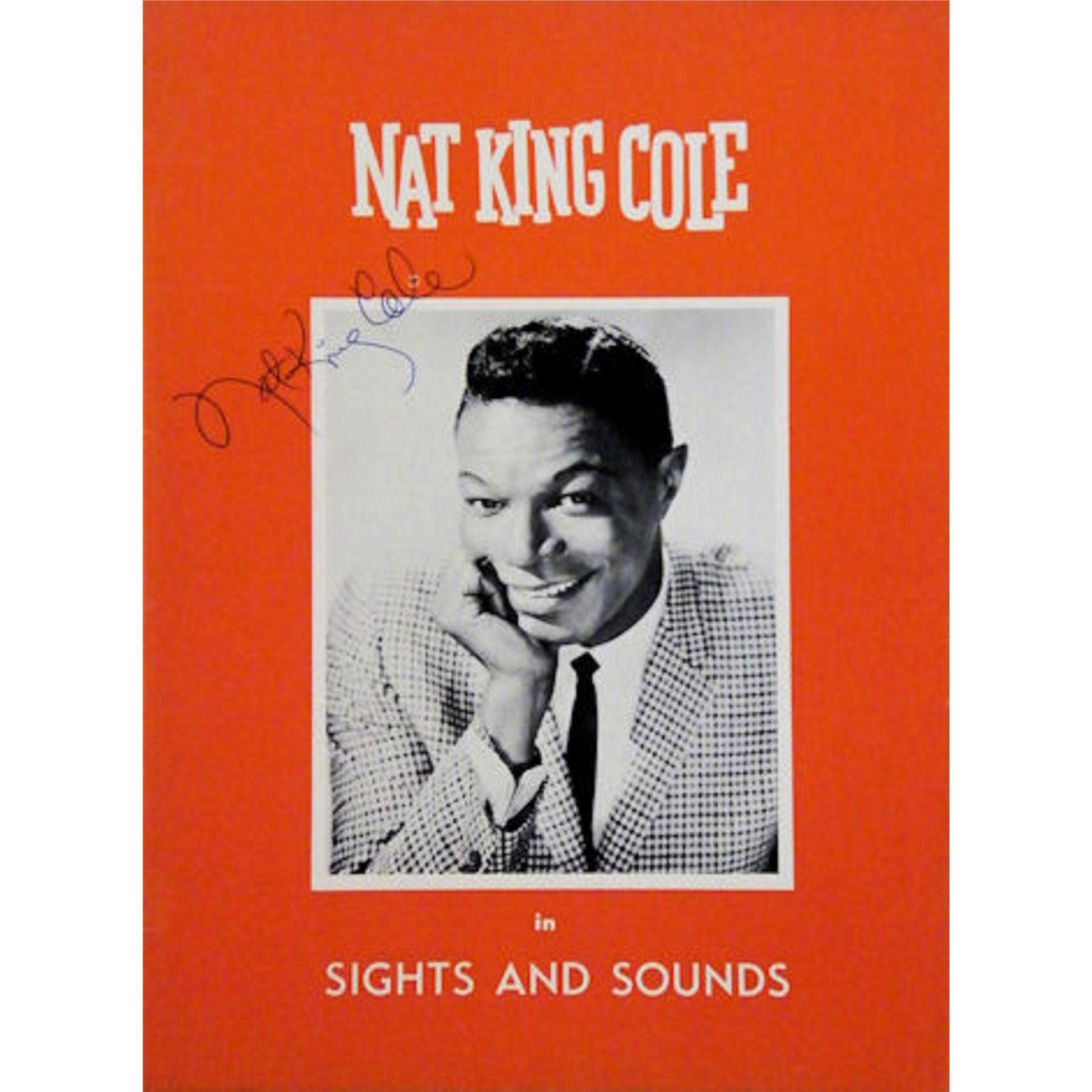 Nat King Cole signed Tour Book