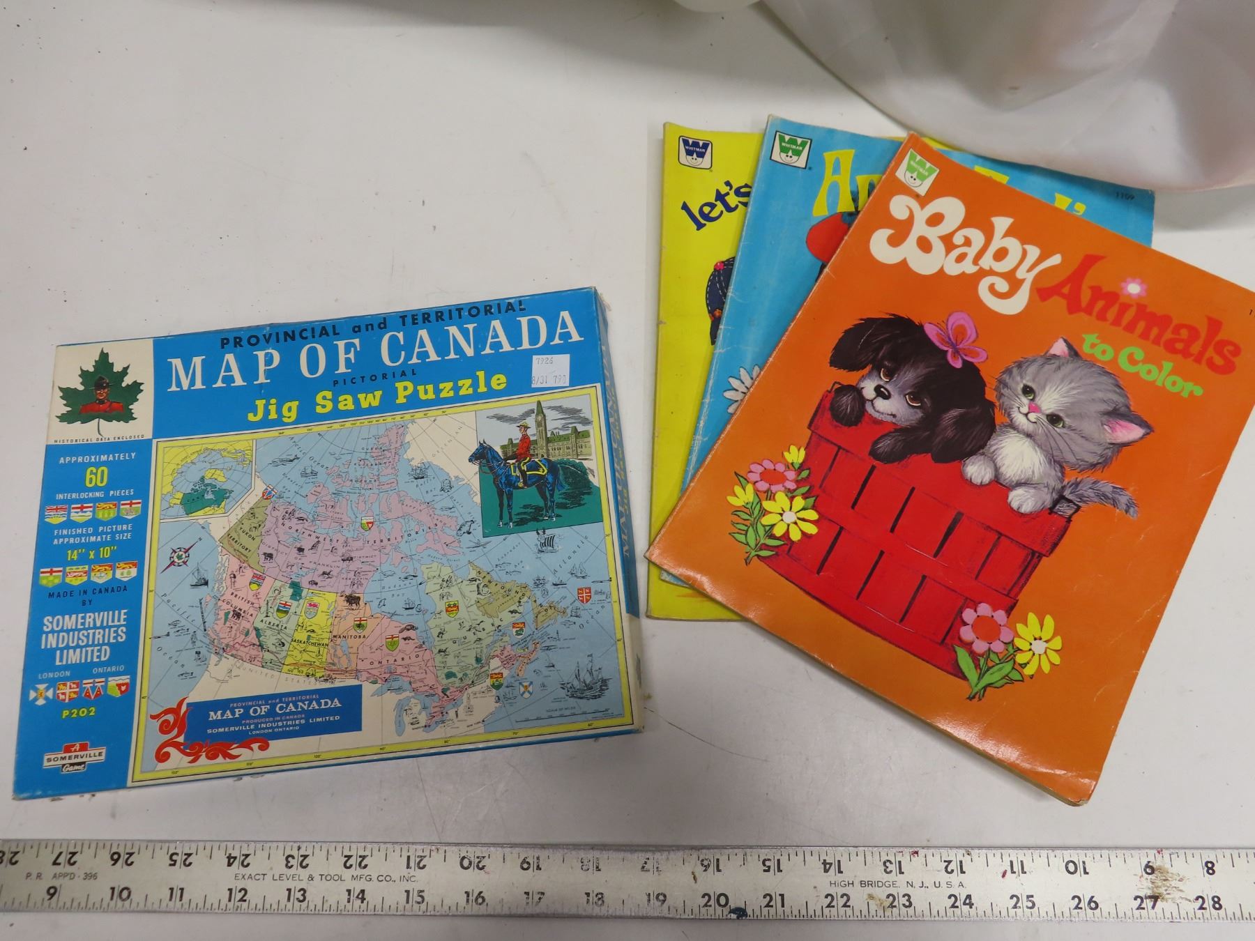 Map Of Canada Jig Saw Puzzle And 3 Coloring Books Schmalz Auctions