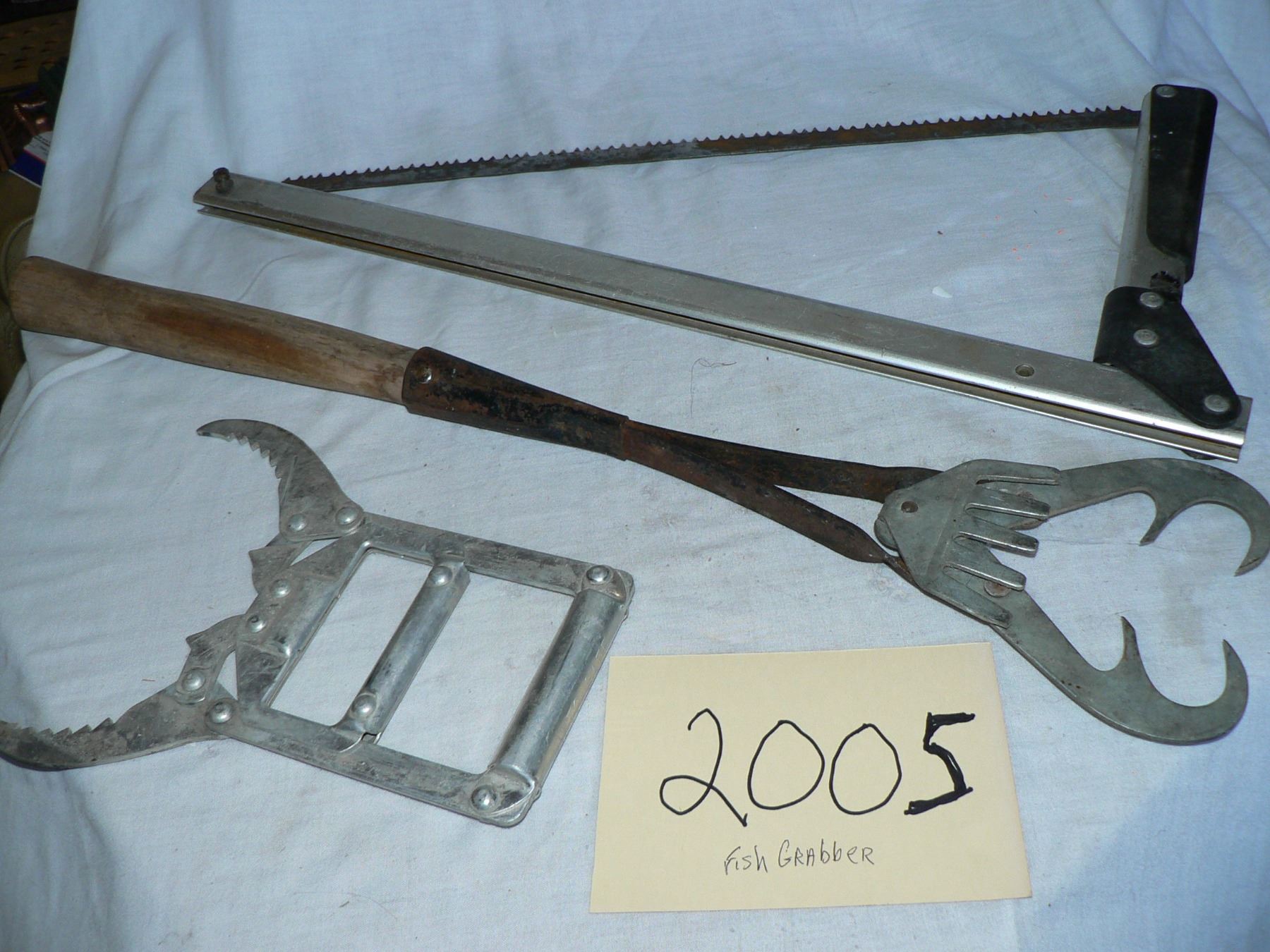 Vintage AG Auto gaff fish grabber, vintage - spring loaded Gaff fish ...