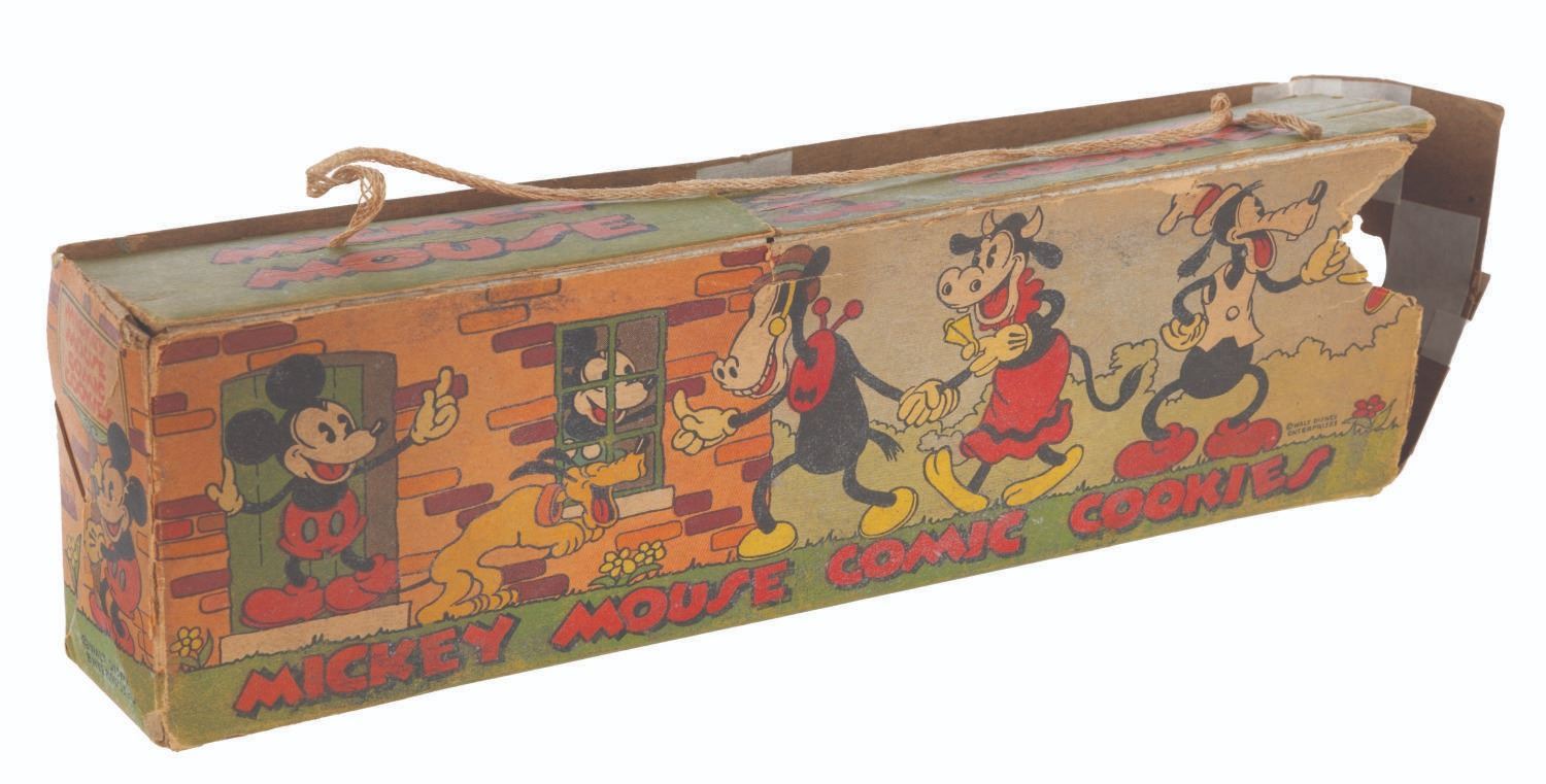A Mickey Mouse Comic Cookies Box. - Test Site