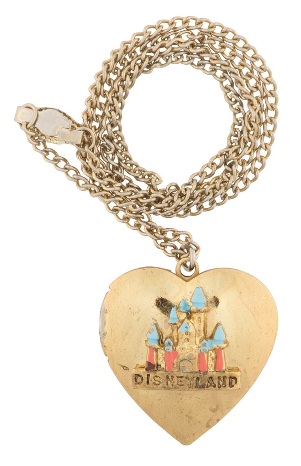 A Little Miss Disneyland Heart-Shaped Locket. - Test Site