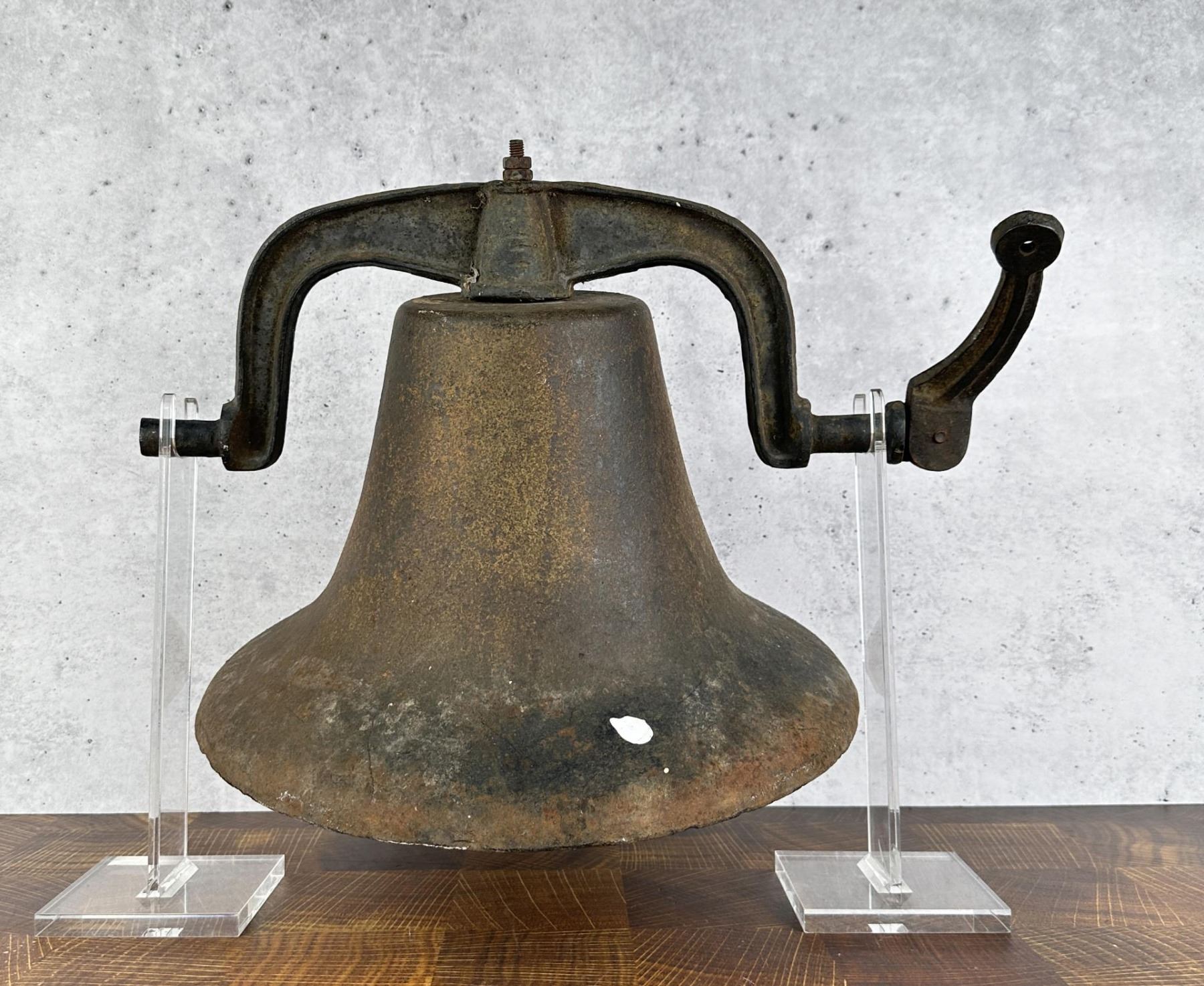 Antique Cast Iron Montana School Farm Bell