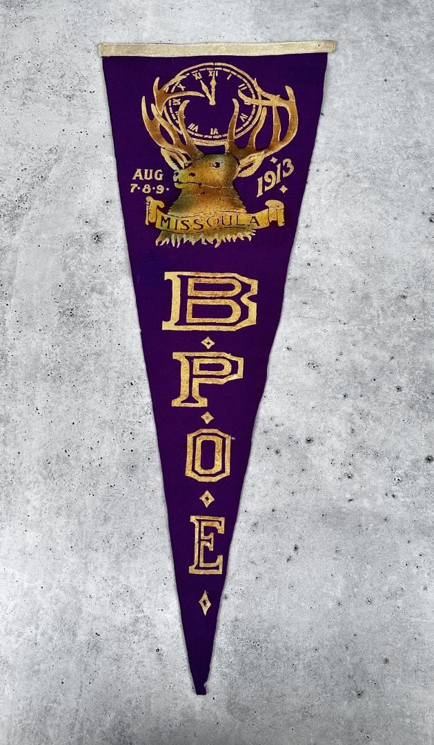 Missoula Montana Elks BPOE Convention Pennant