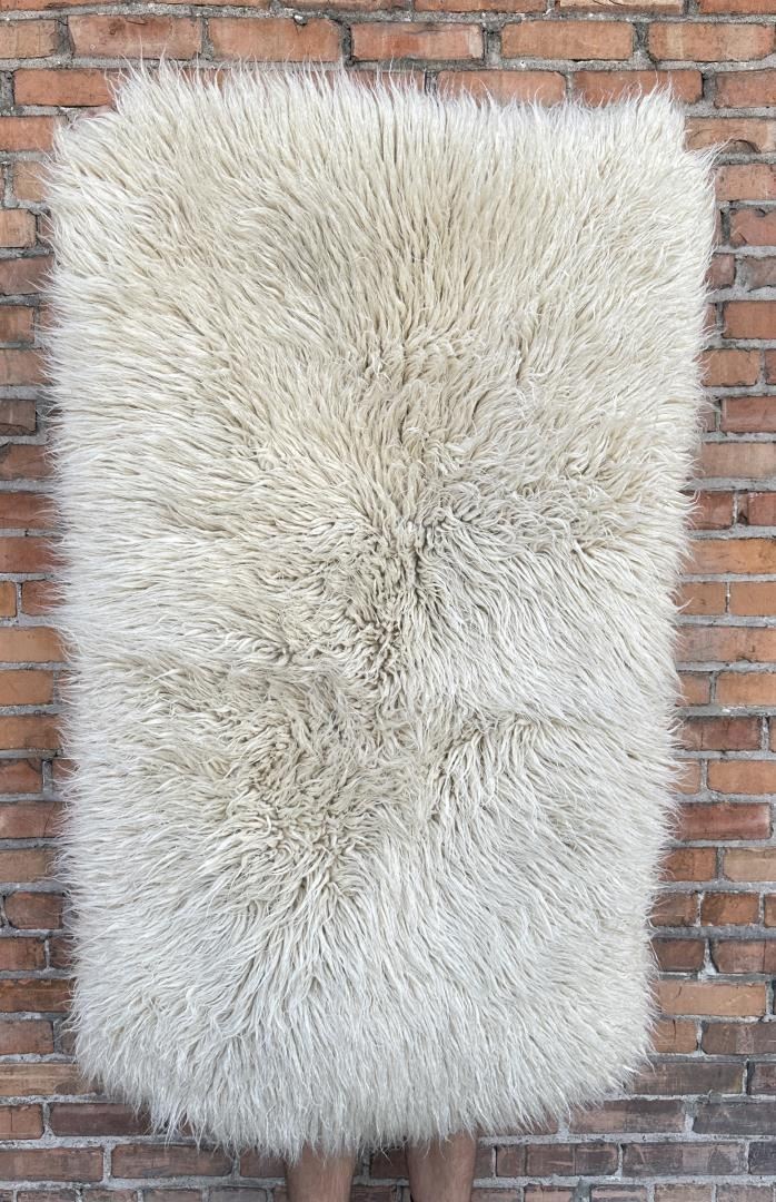 Vintage Greek Flokati Wool Rug