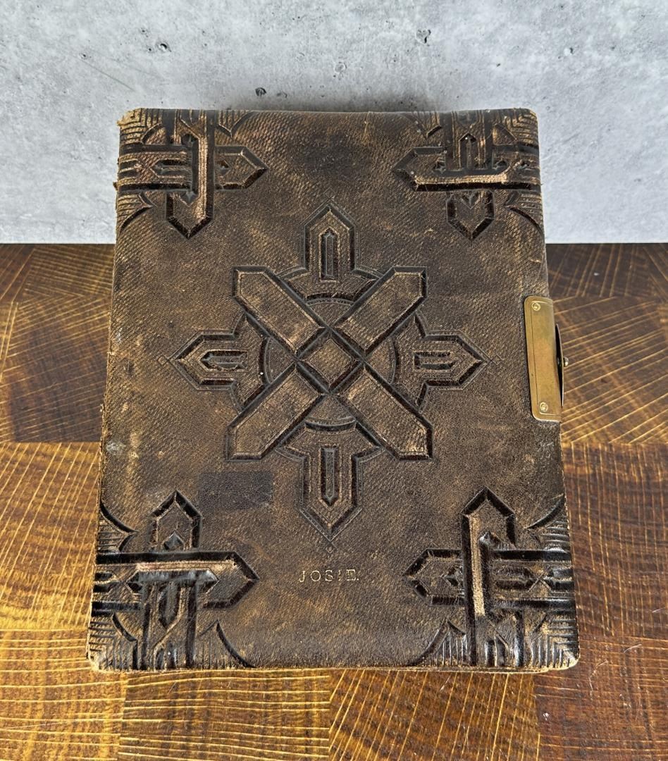 Antique Identified New York State CDV Photo Album