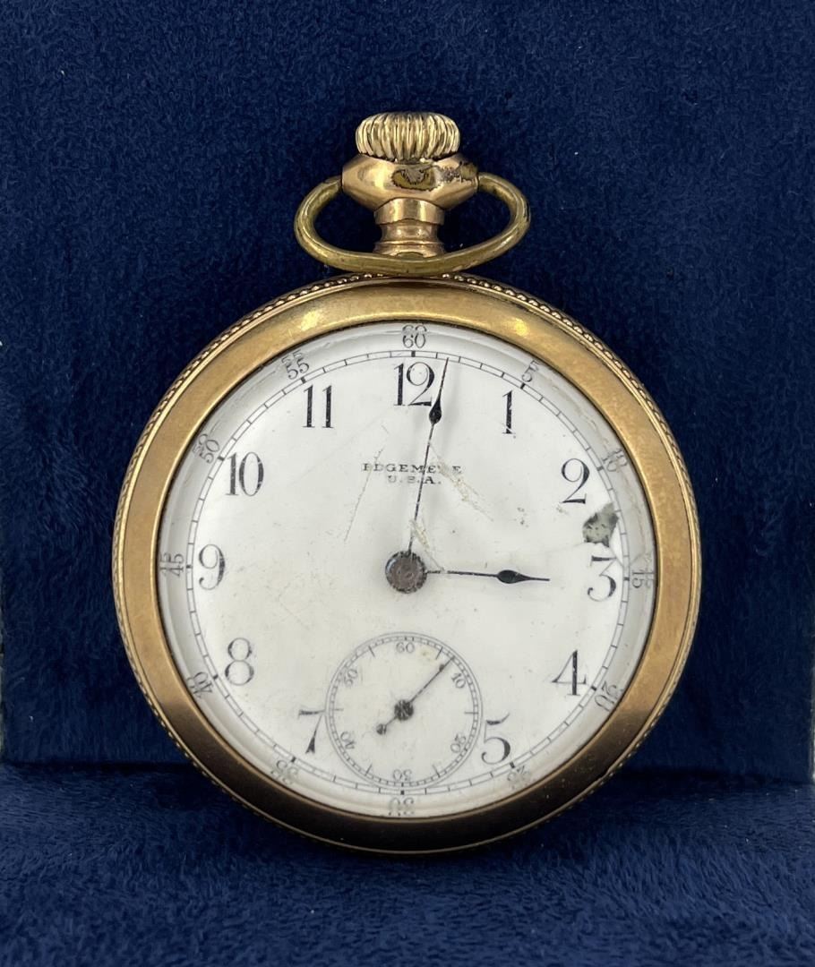 Antique Edgemere Railroad Pocket Watch