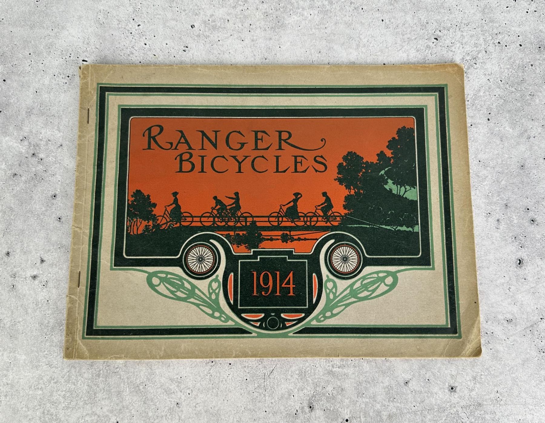 Original 1914 Mead Ranger Bicycles Catalog