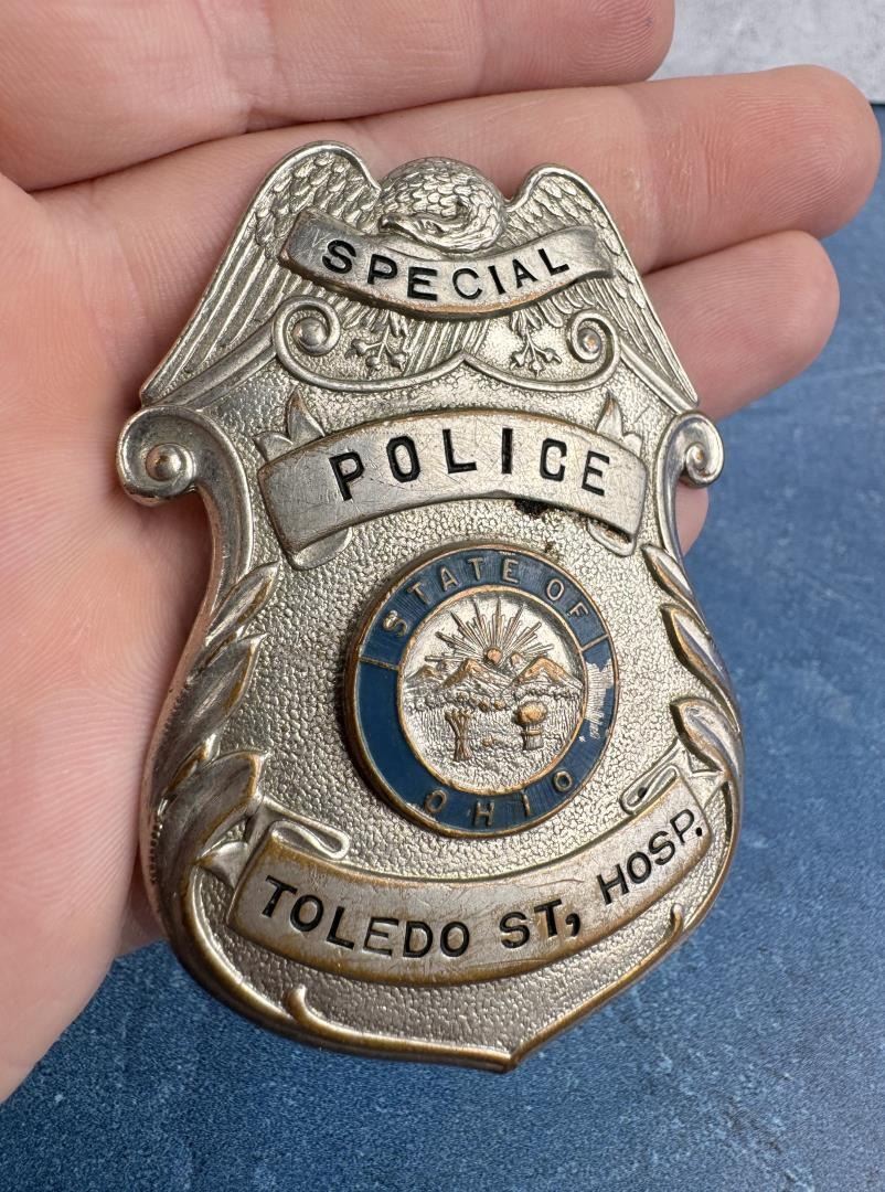 Toledo Ohio State Hospital Special Police Badge