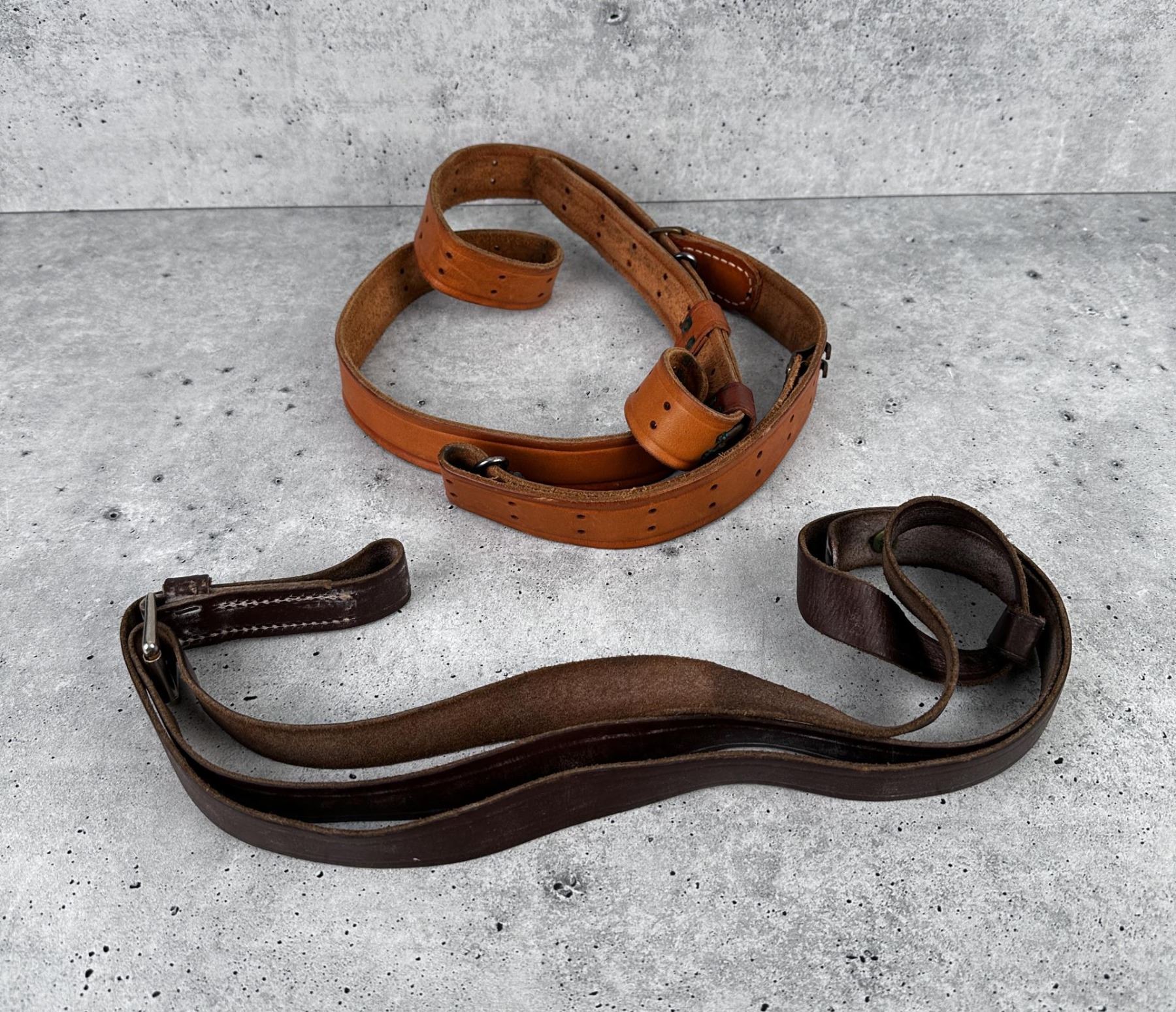 Military Style Leather Rifle Slings