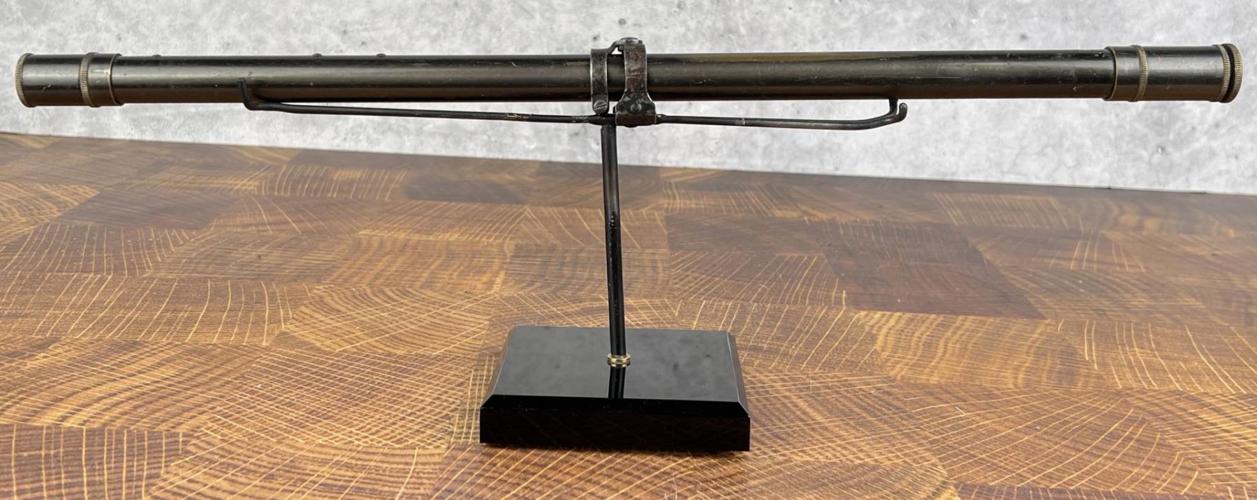 Antique Brass Winchester 8-X Rifle Tube Scope