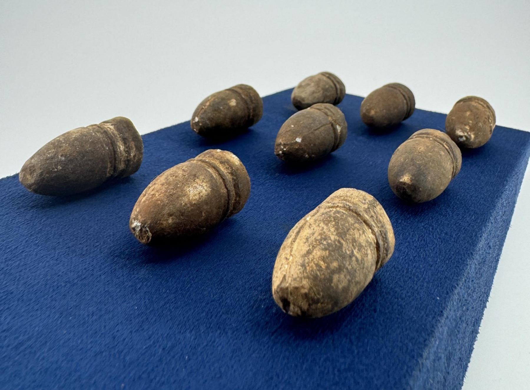 Civil War 54 Caliber Gardner Bullets Minie Balls