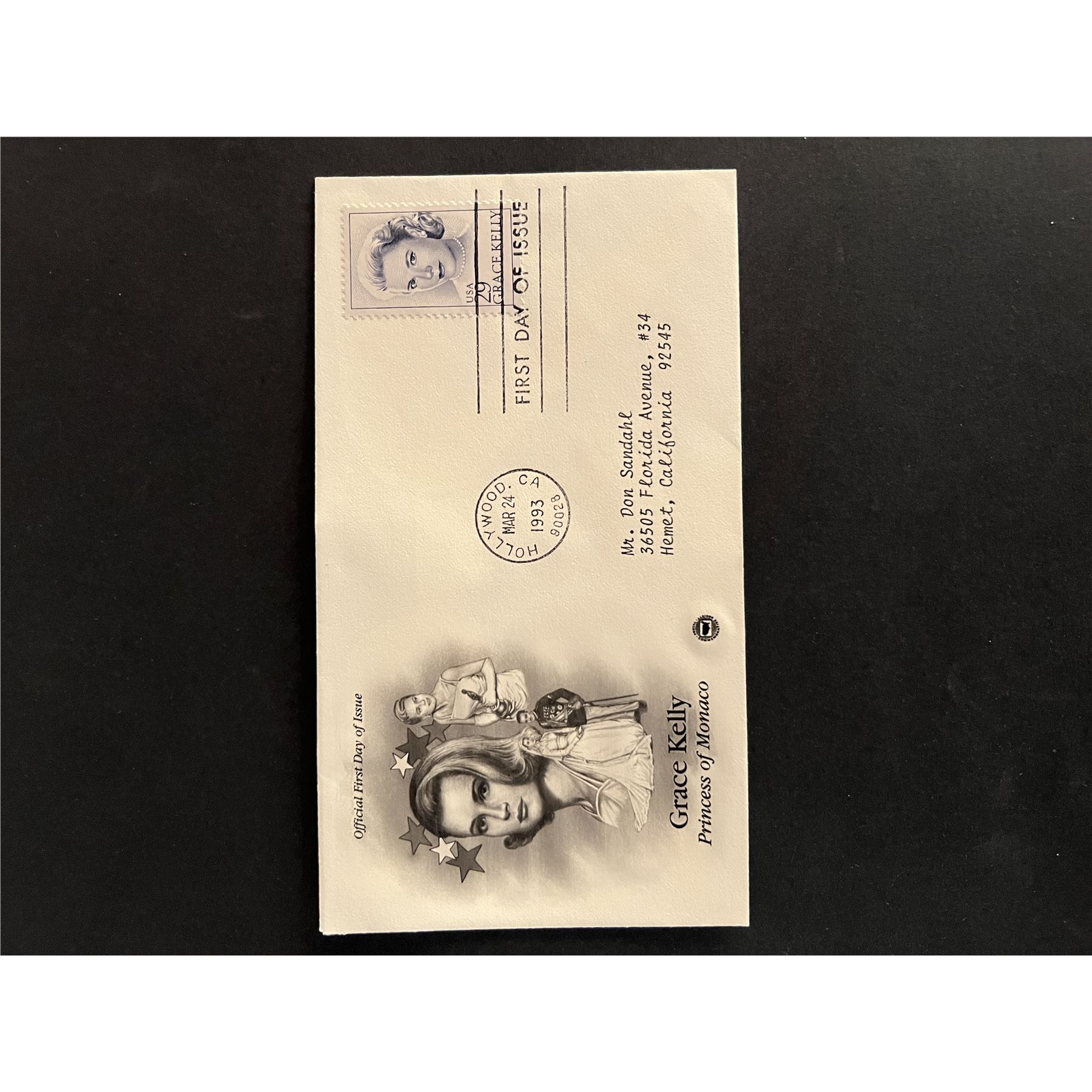 Grace Kelly Princess of Monaco first day cover