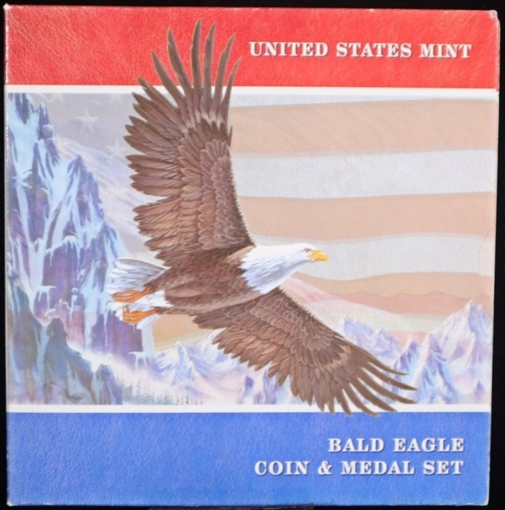 2008 BALD EAGLE COIN & MEDAL SET