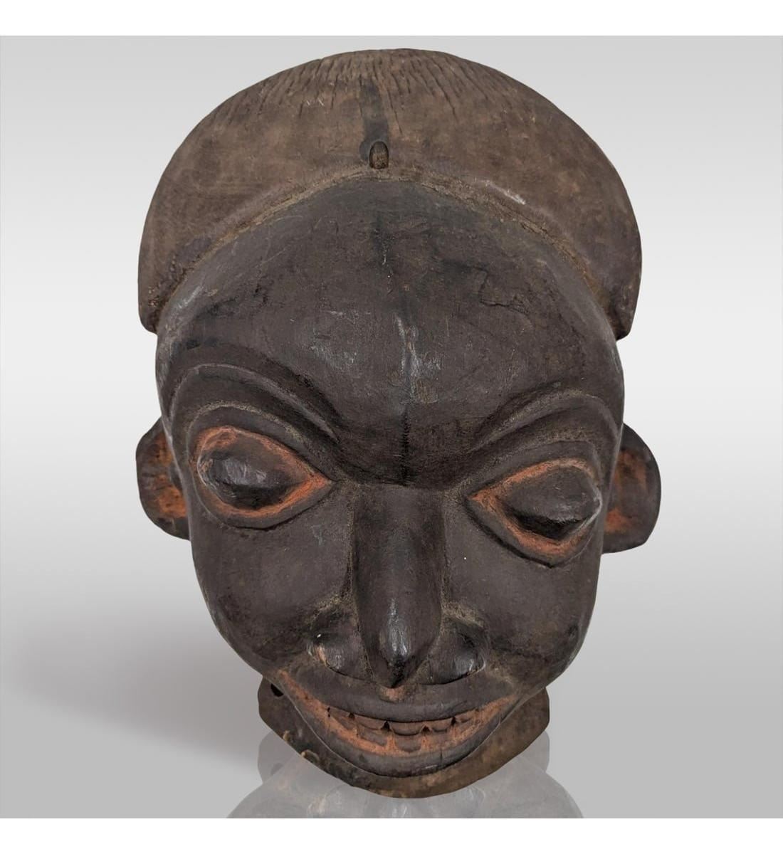 Vintage Carved Wood African Tribal Cameroon Mask