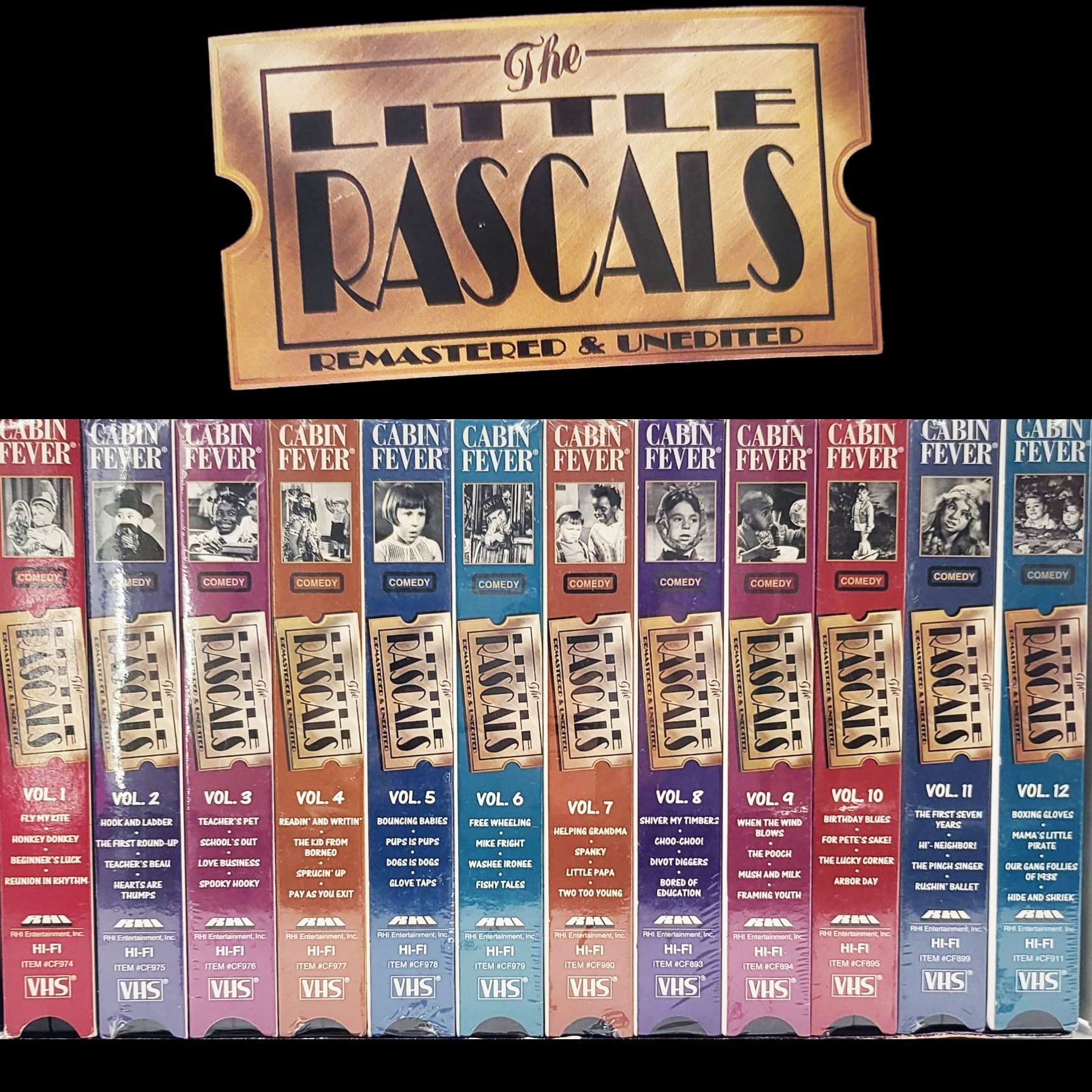 The Little Rascals VHS Box Set, 12 Volumes