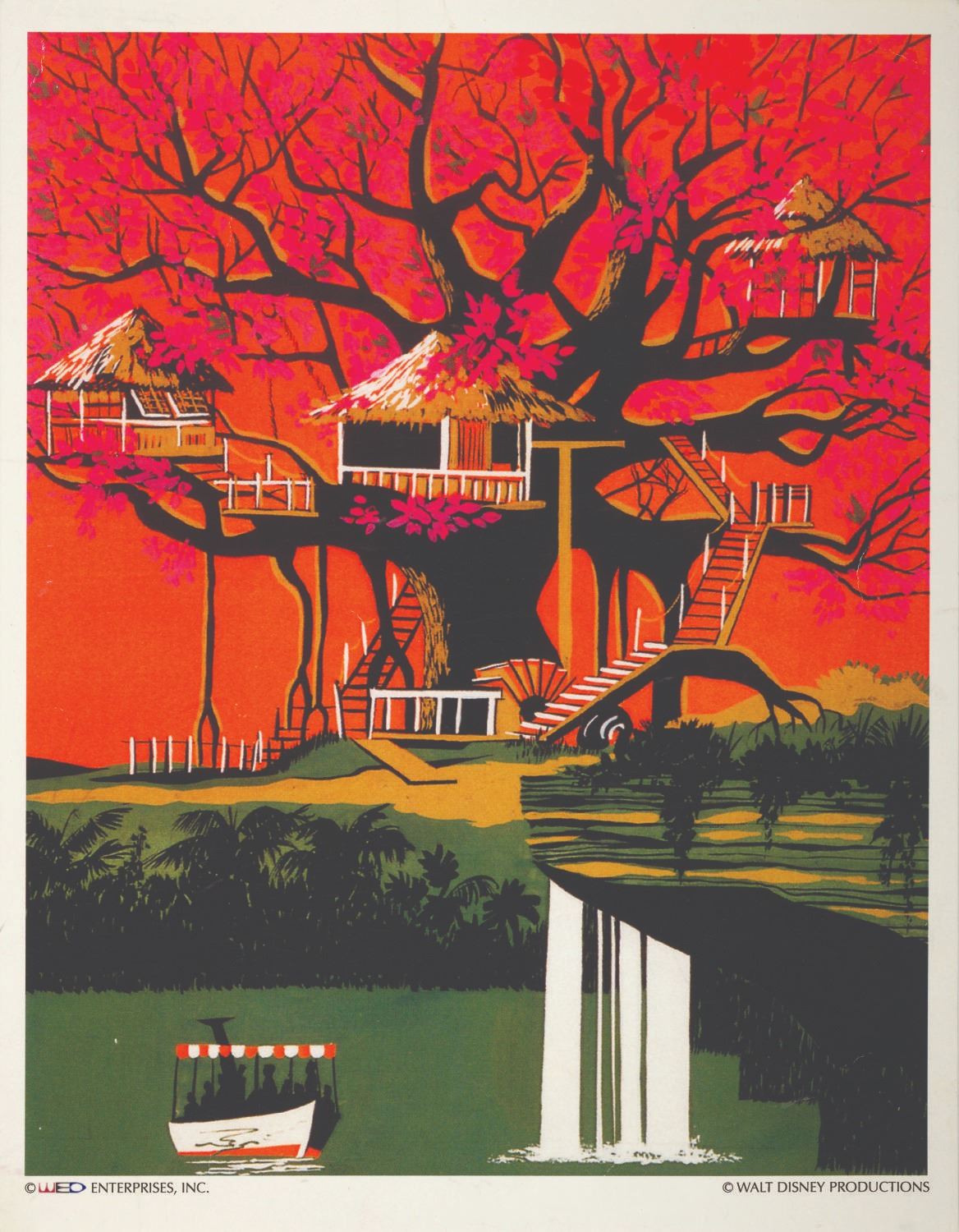 A Swiss Family Treehouse Poster Art Print.