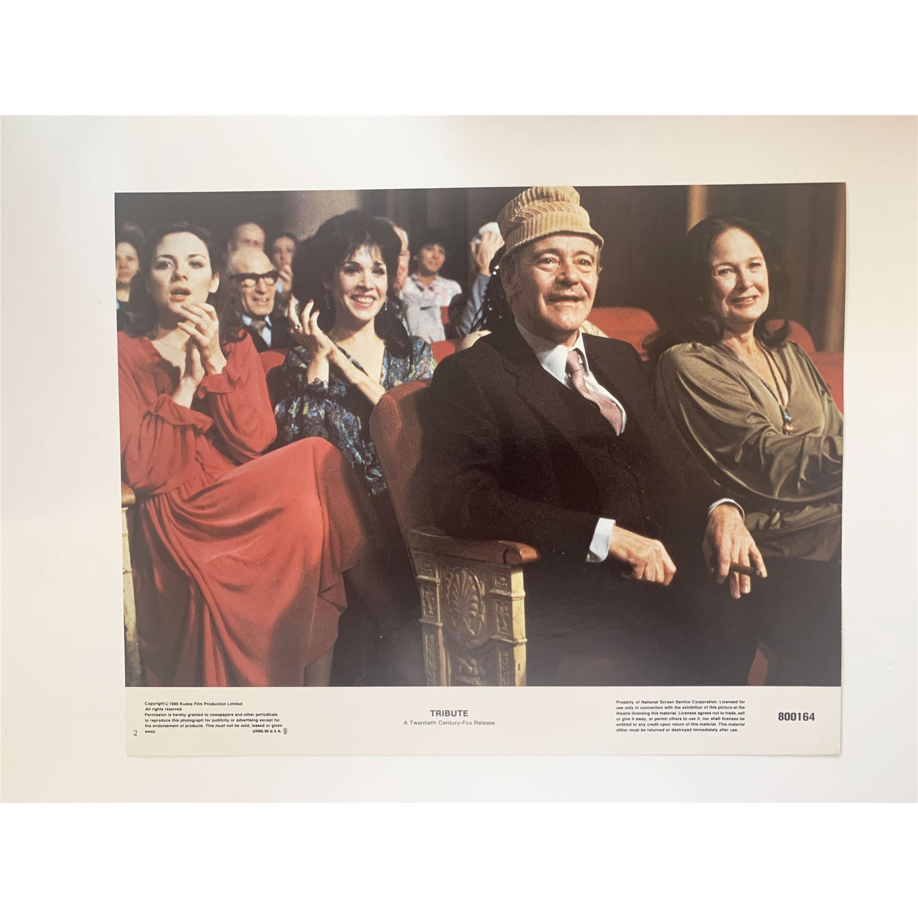 Tribute original 1954 vintage lobby card
