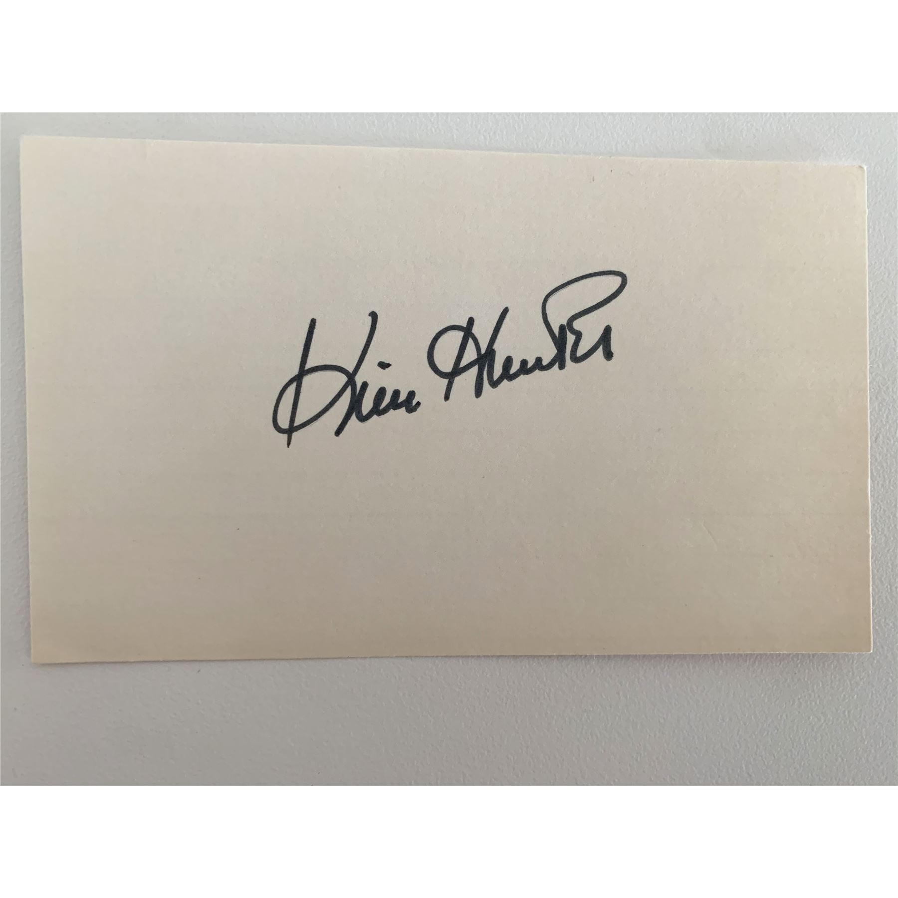 A Streetcar Named Desire Kim Hunter signature cut