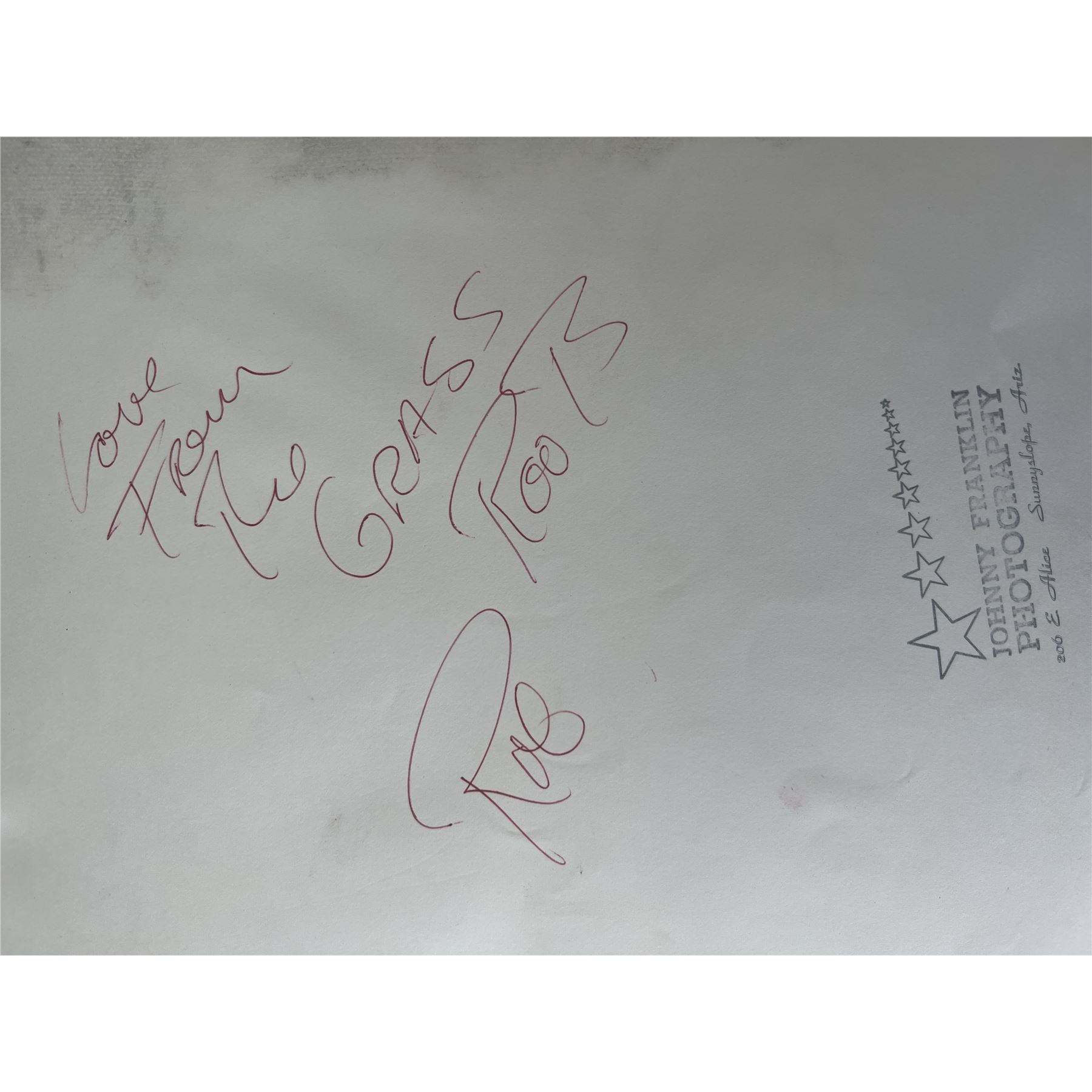 The Grass Roots Rob Grill signed photo