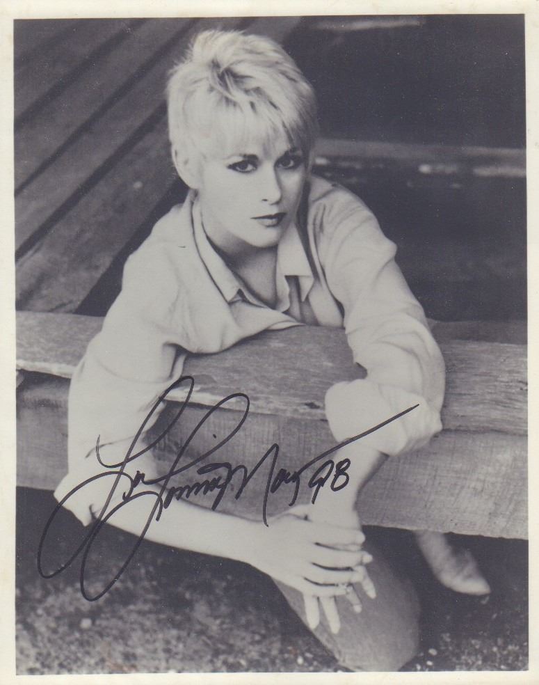 Lorrie Morgan signed BW photo