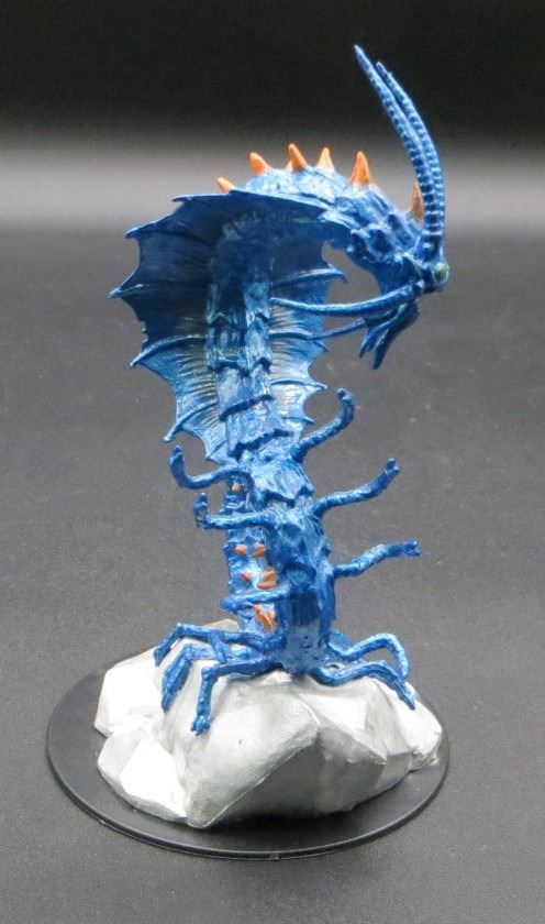 Painted Adult Remorhaz D&D Figure 5" Tall