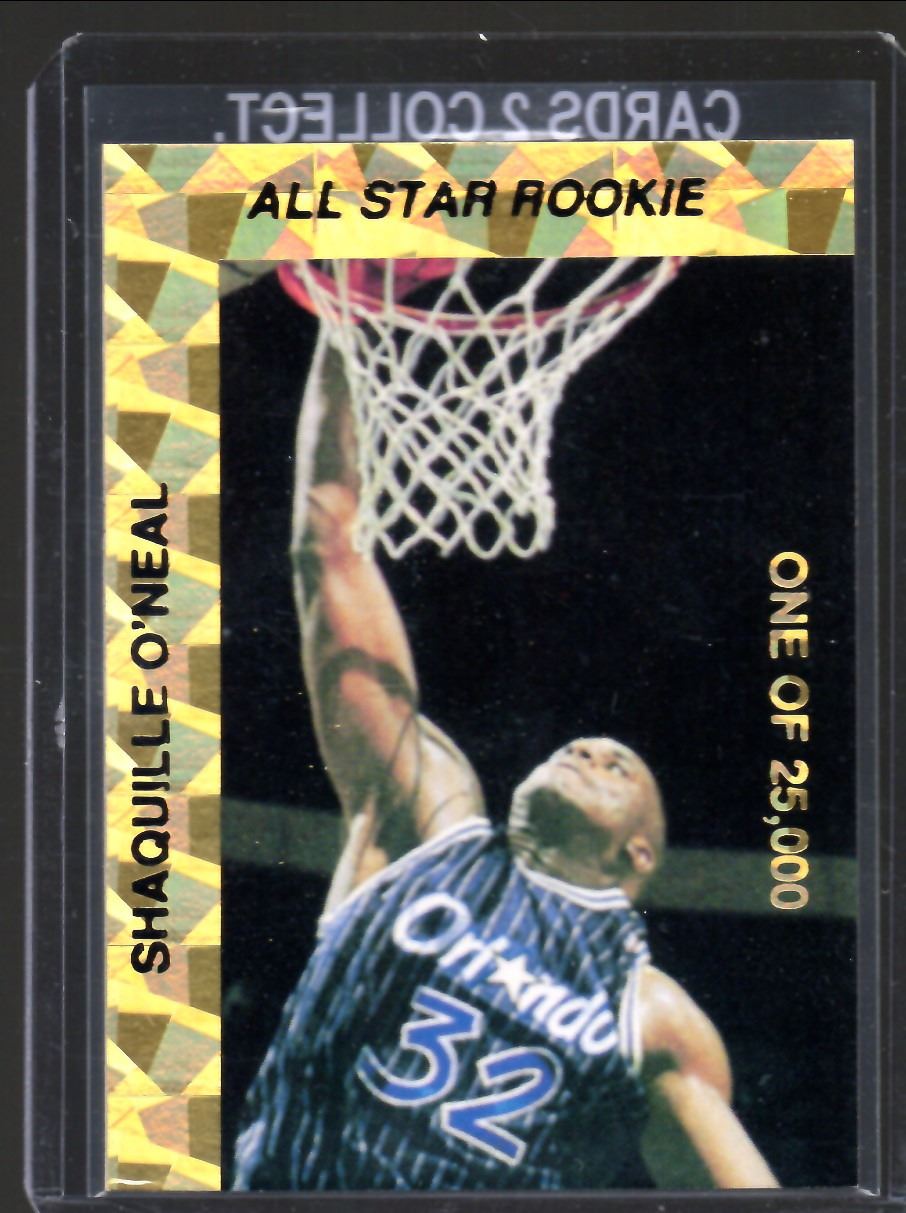 Shaquille O'Neil All Star Rookie Gold Foil Card