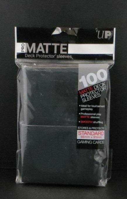 New Ultra Pro Matte Black Deck Protectors (100 ct)