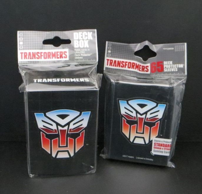 New Transformers 80 Card Deck Box & 65 Deck Protector Sleeves