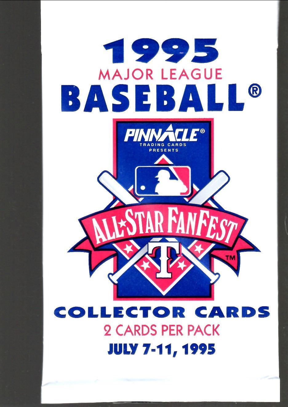 1995 MLB All Star Fanfest Sealed Collector Cards Pack