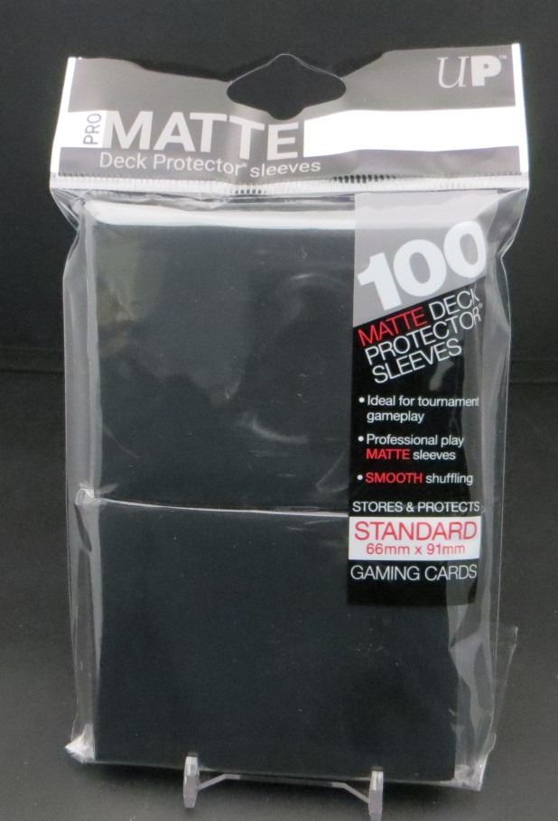 New Ultra Pro Matte Black Deck Protectors (100 ct)