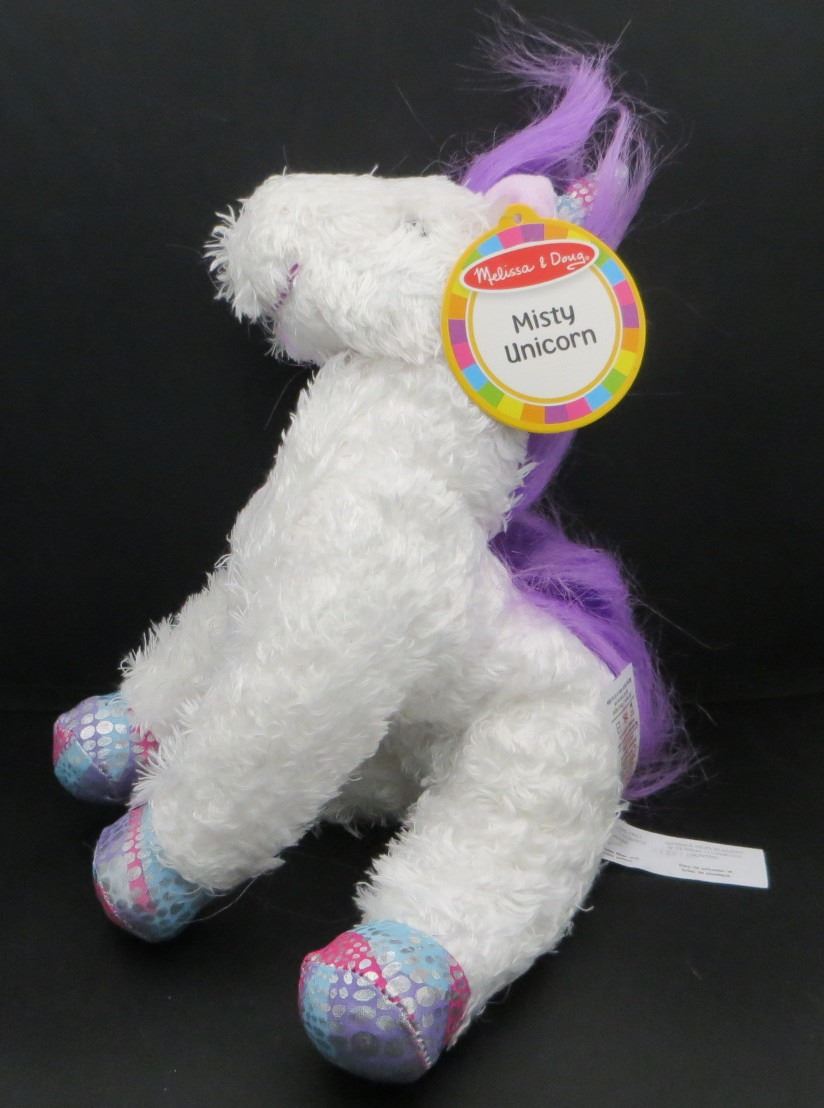 New Melissa & Doug Misty Unicorn Stuffed Animal 11 Inches Tall