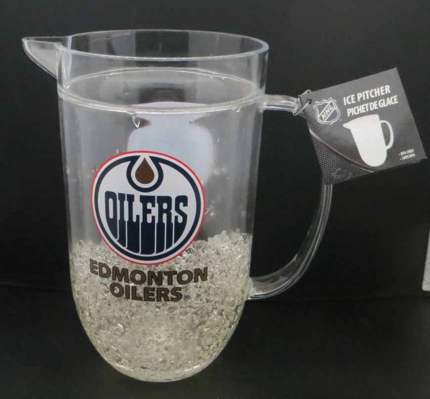 New Edmonton Oilers Ice Pitcher (Keeps Beverages Cold For Hours Without ...