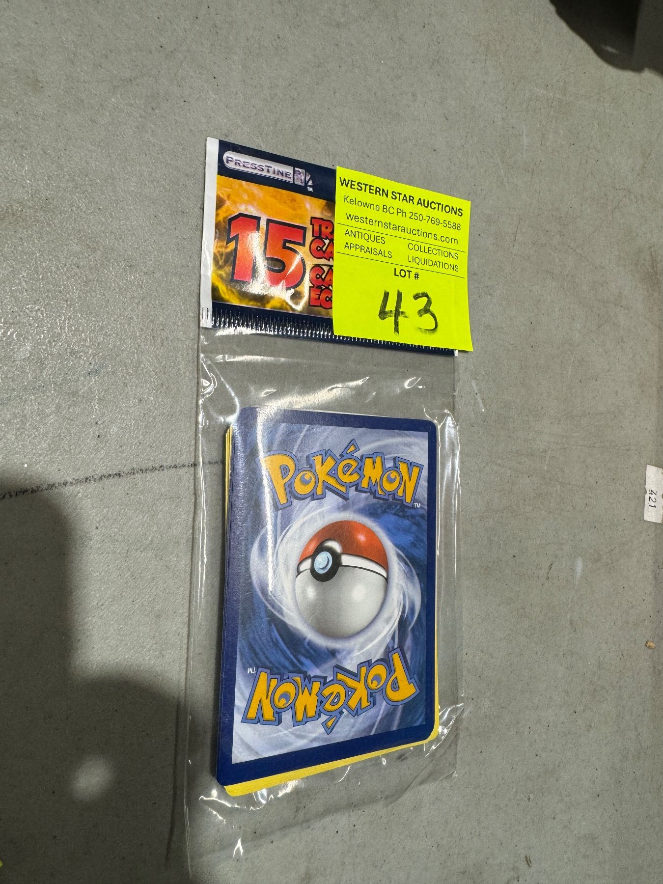 Pokémon trading cards