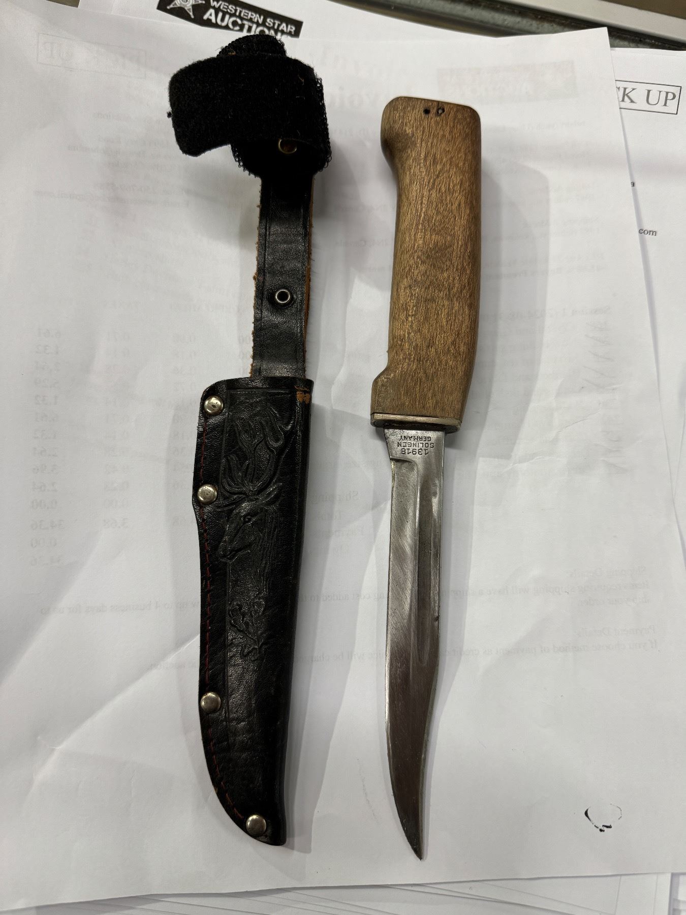German made fillet knife