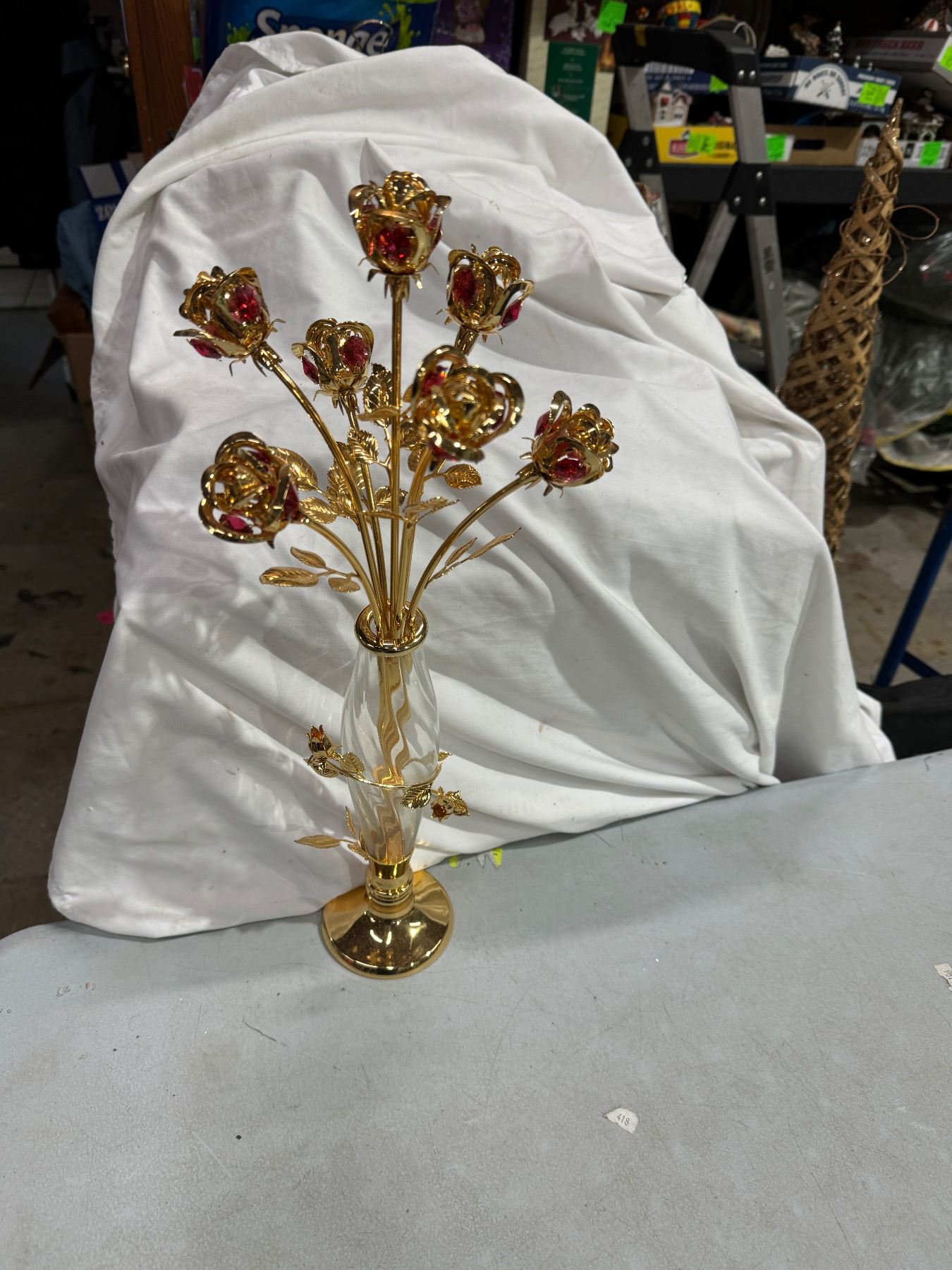 Matashi crystal 24 karat gold plated