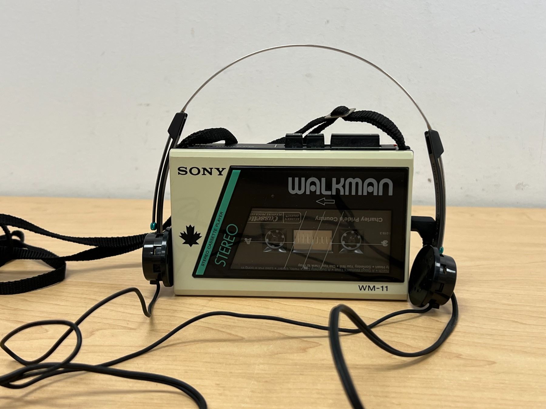 Vintage Sony Walkman WM-11 Stereo Cassette Player with Headphones ...