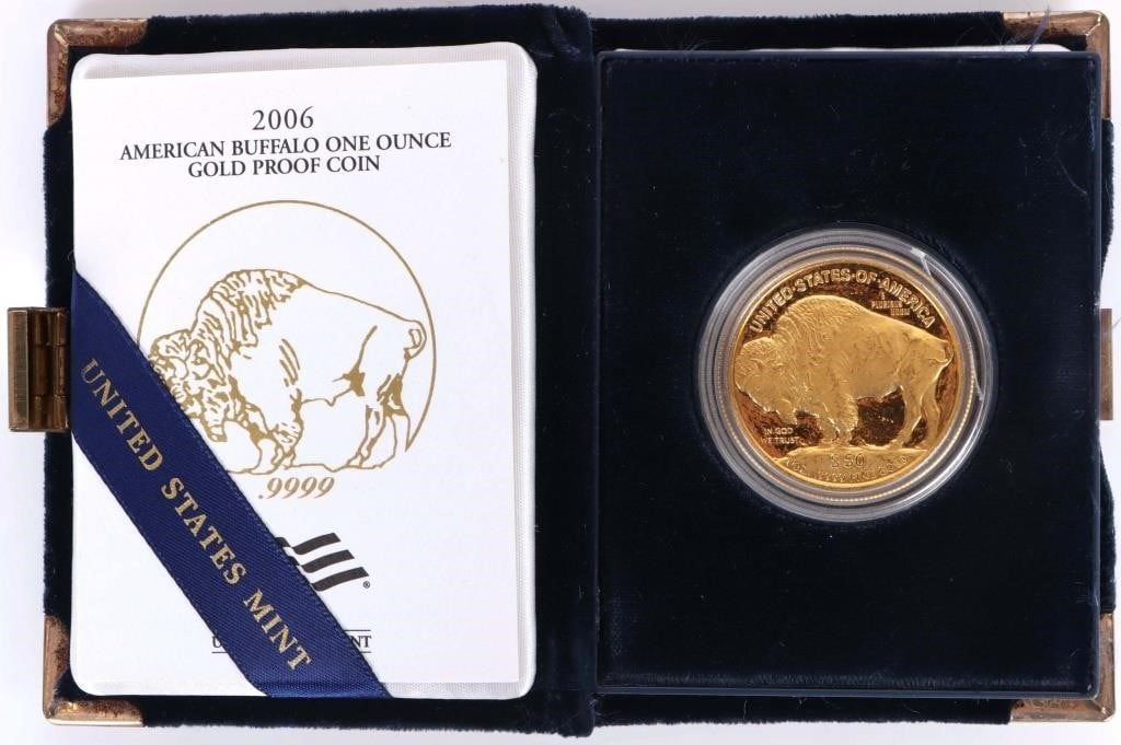 AMERICAN BUFFALO ONE OUNCE FINE GOLD PROOF COIN