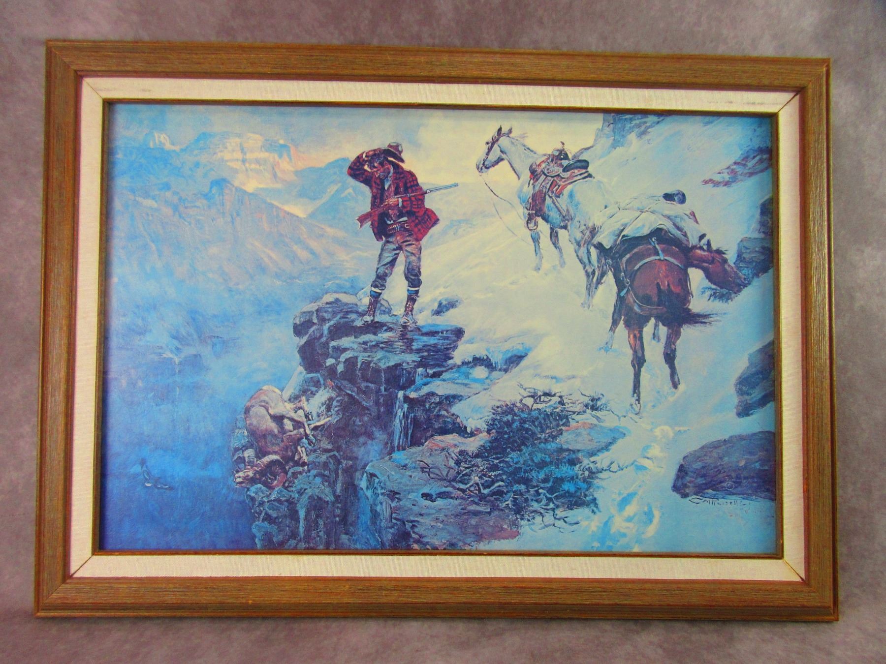 CM Russell Hunting Print- 25" X 18"